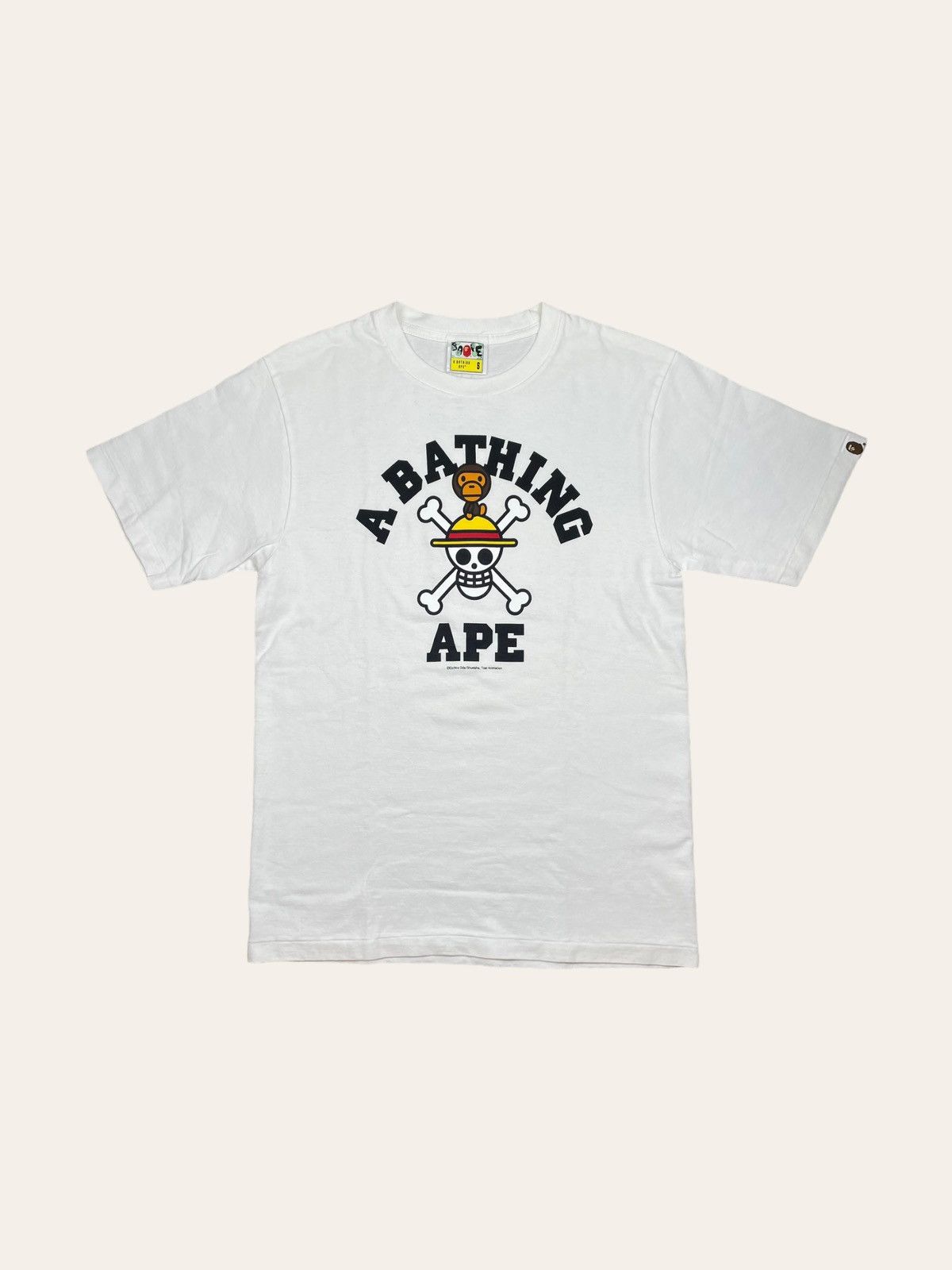 Bape Bape x One Piece Jolly Roger Tee | Grailed