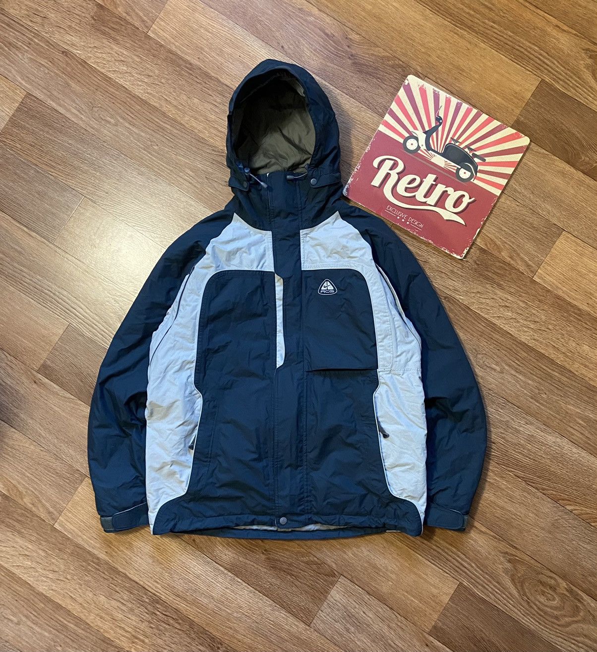 Vintage Vintage Nike ACG Storm Fit Back Centre Logo Ski Heavy Jacket ...