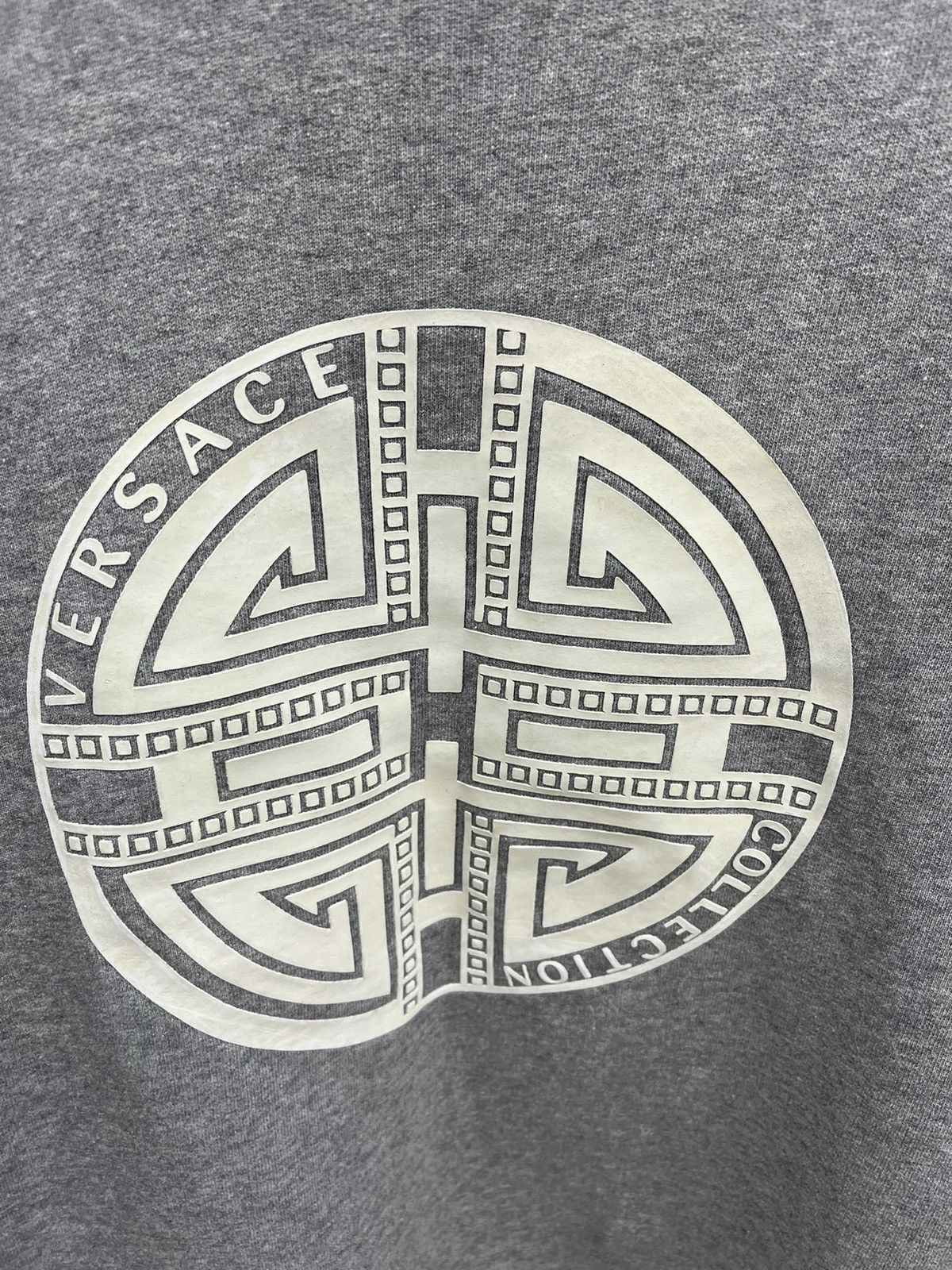 Versace Versace Collection Logo Printed Cotton Sweatshirt | Grailed