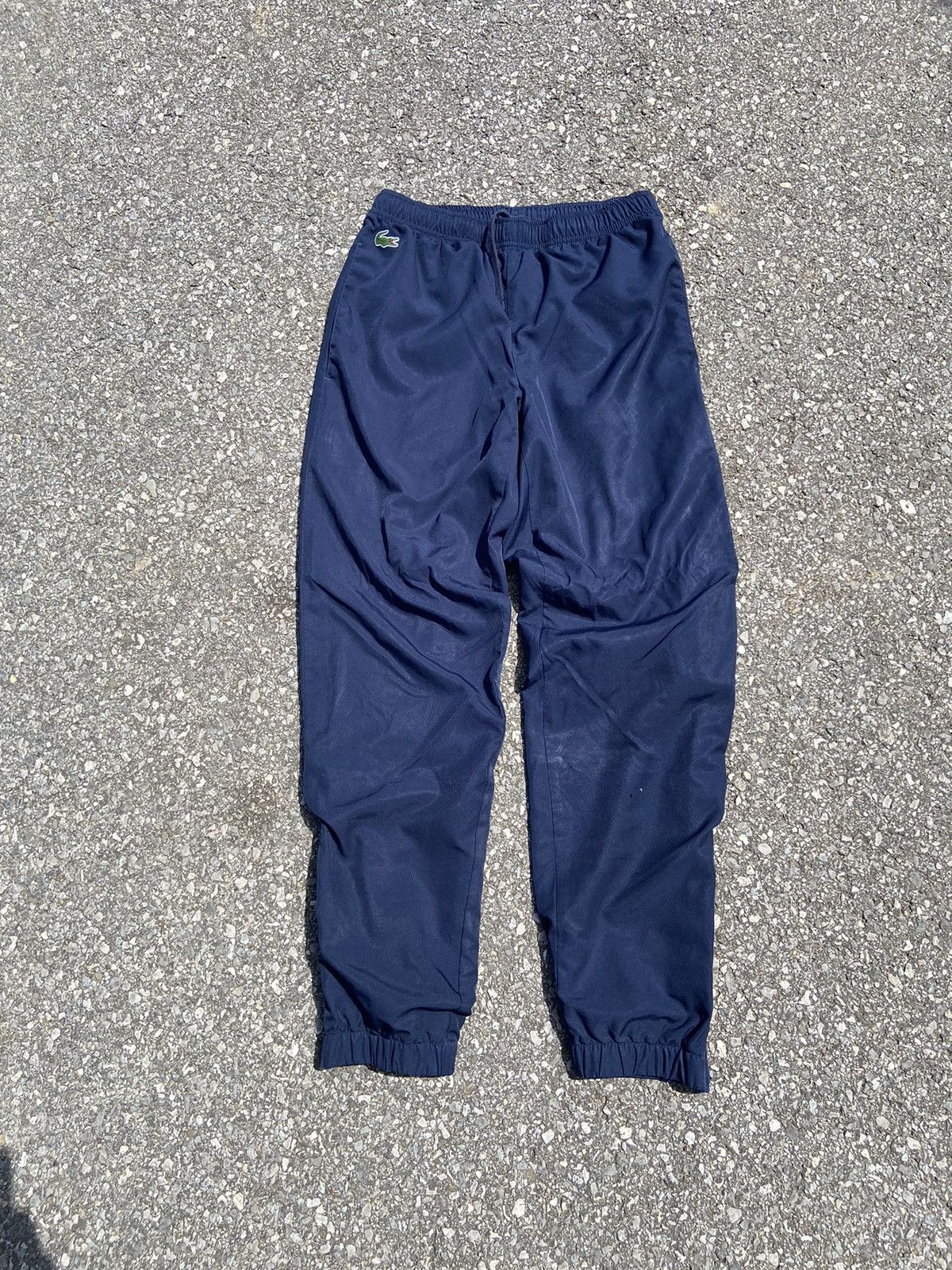 Vintage Lacoste Sport drill baggy pants parachute nylon logo y2k rap ...