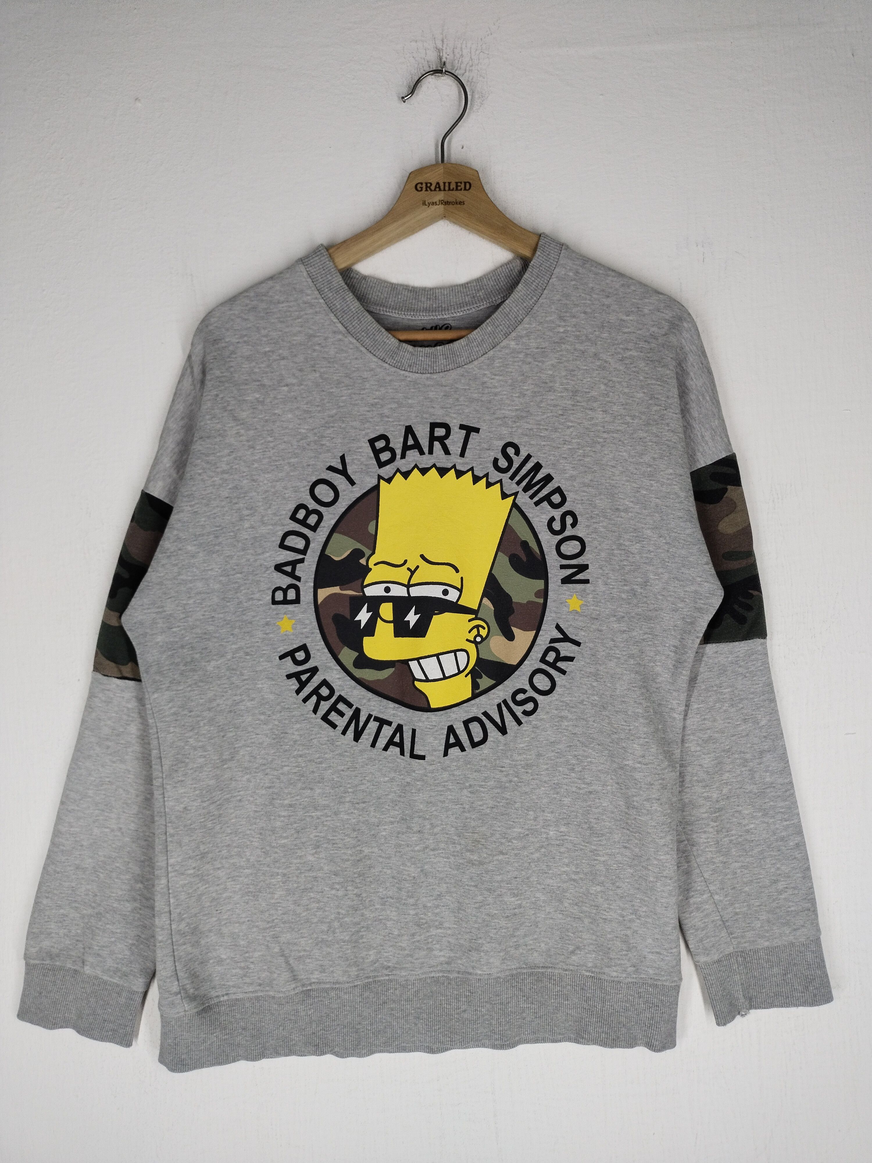 Vintage Vintage Badboy Bart Simpson Sweatshirt | Grailed