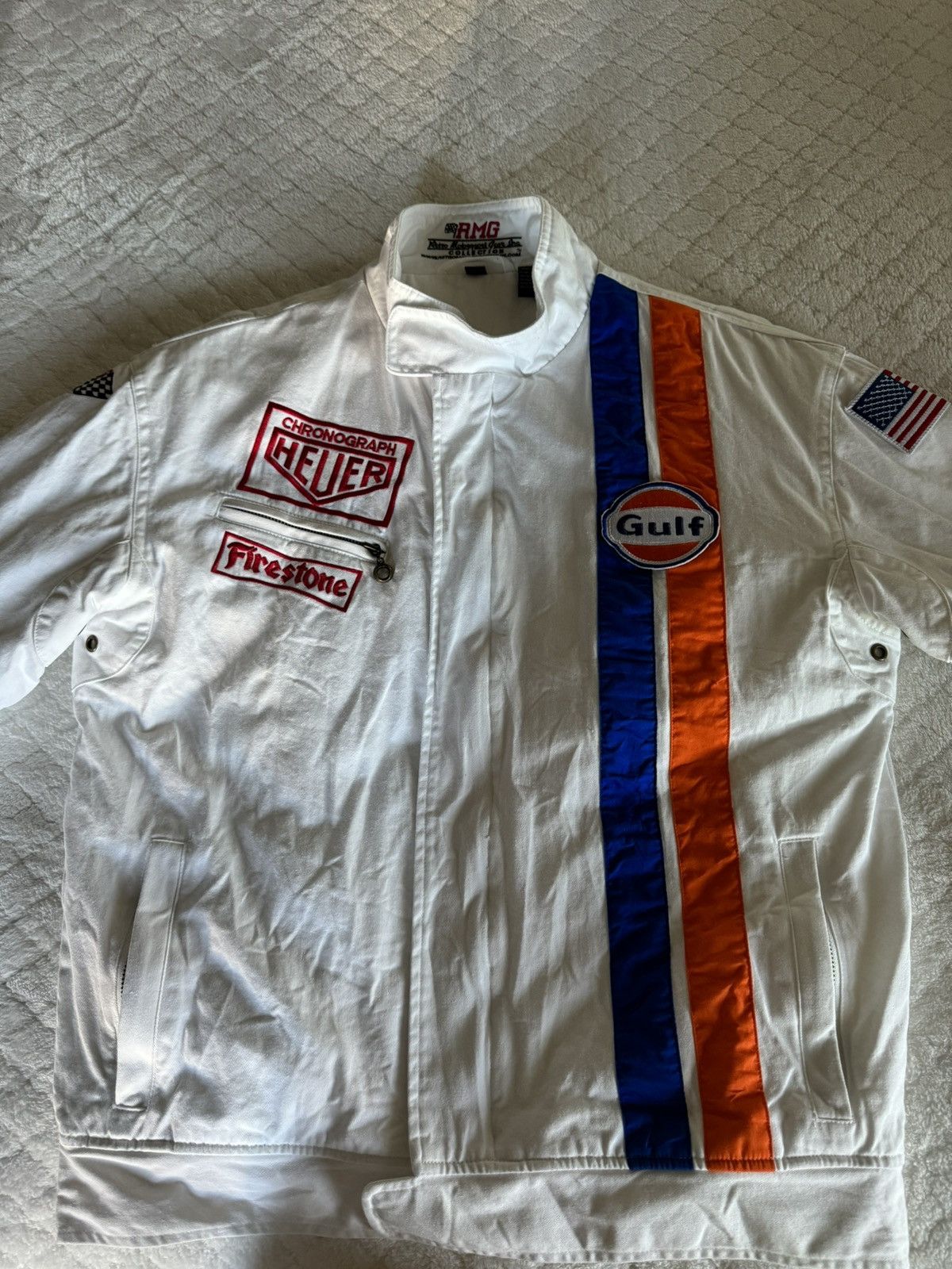Retro Jacket Heur/Gulf Retro Racing Jacket | Grailed