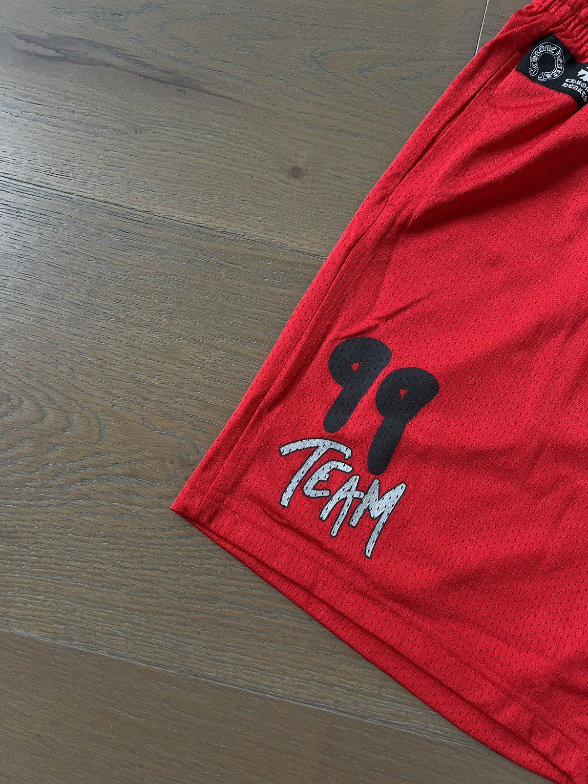 Chrome Hearts Matty Boy Red Form Mesh Shorts | Grailed