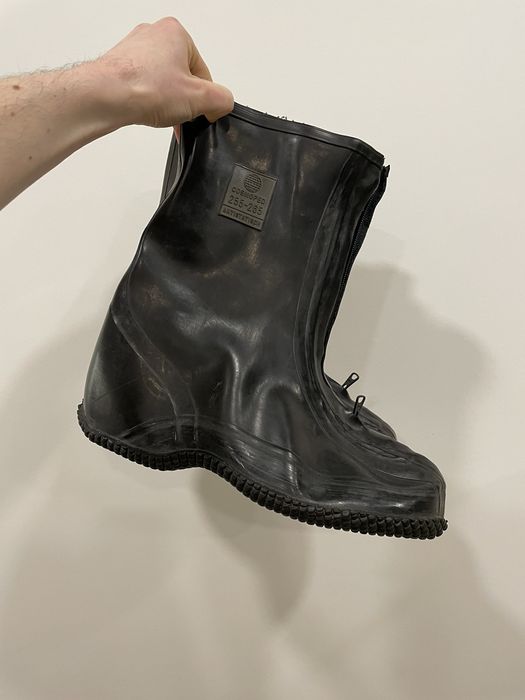 Vintage German Military Surplus Overboots, Black, Like New | Grailed