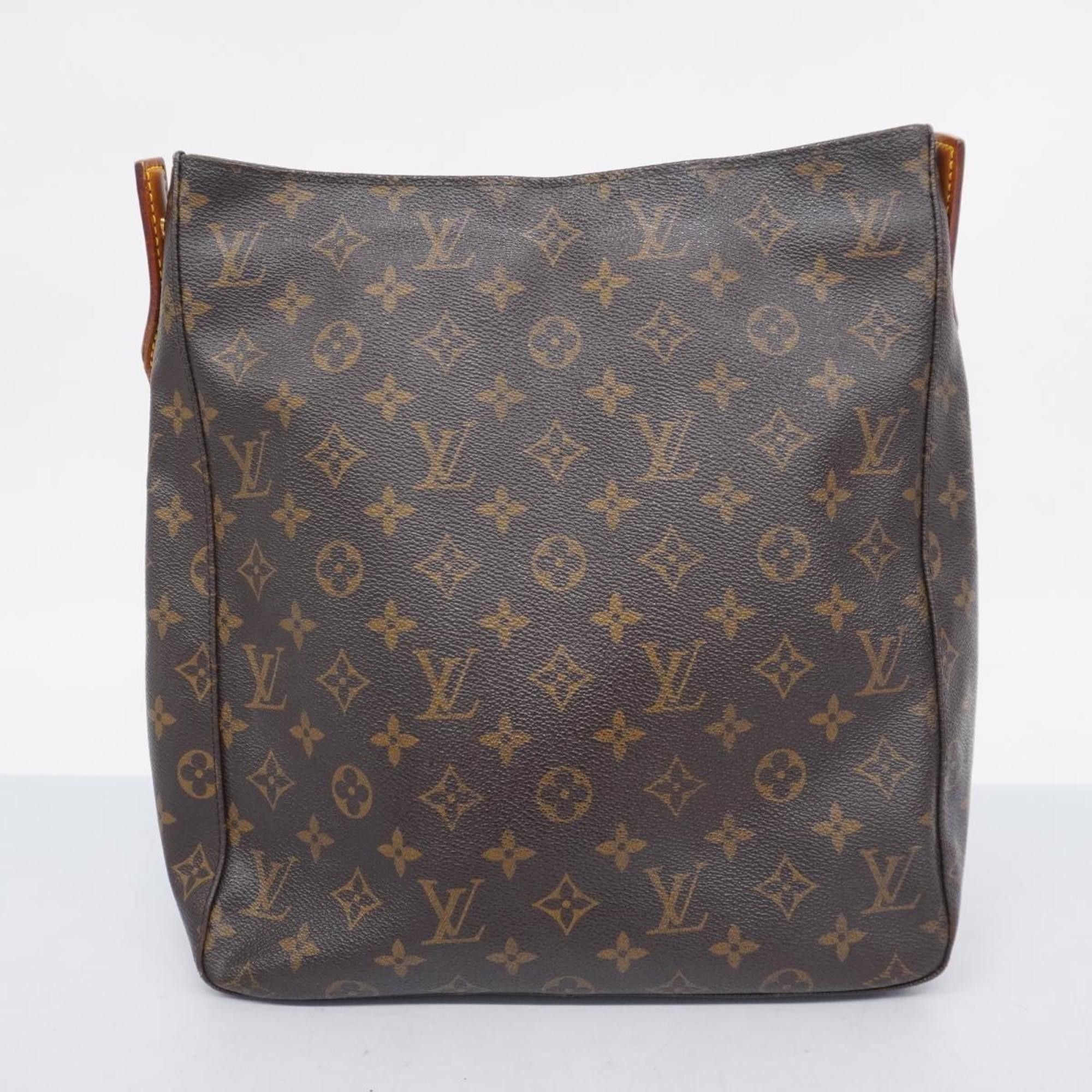 Louis Vuitton Louis Vuitton Shoulder Bag Monogram Looping GM M51145 Brown Ladies | Grailed