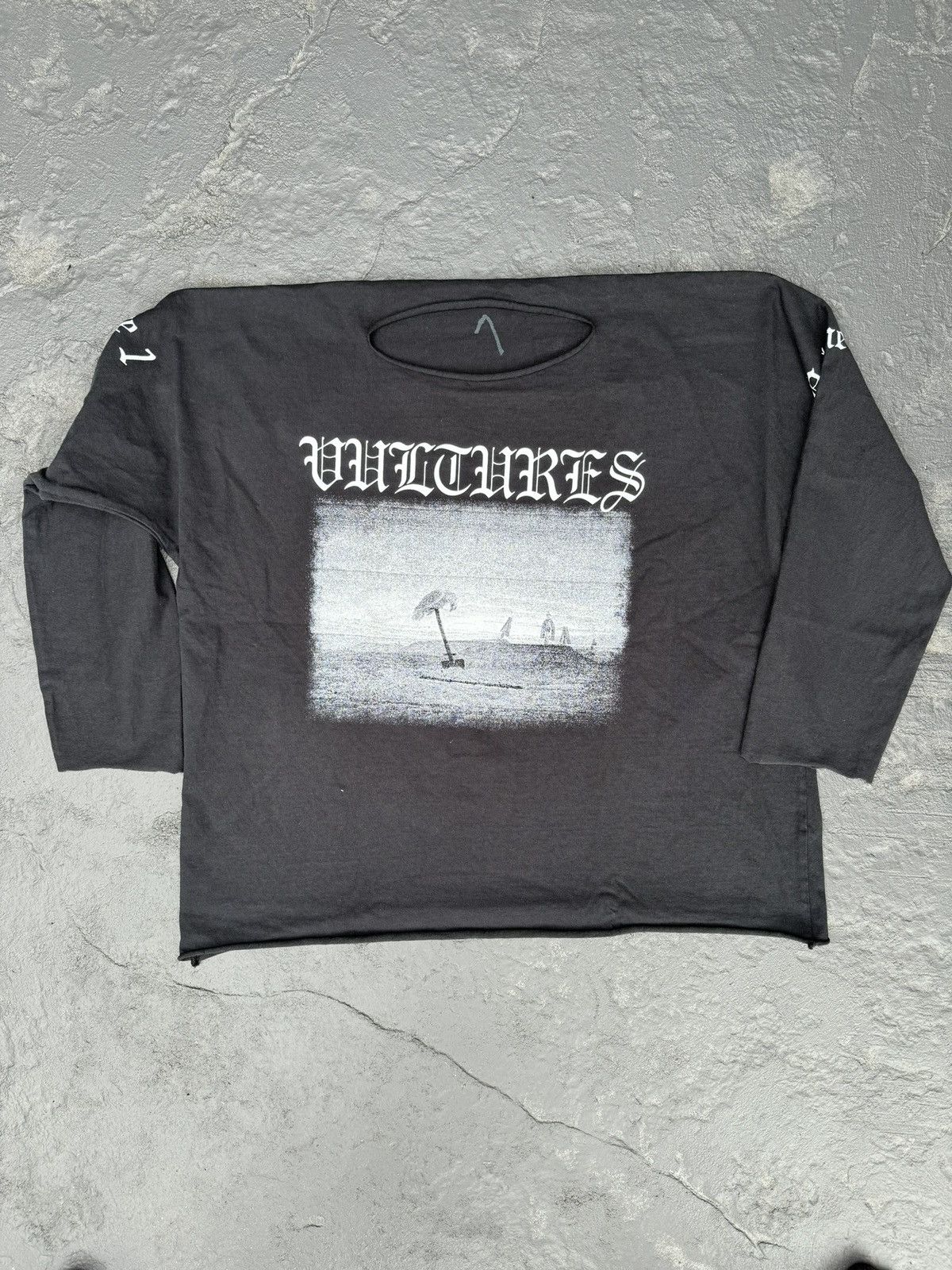 Gosha Rubchinskiy × Kanye West Kanye West Yeezy Vultures Long Sleeve ...