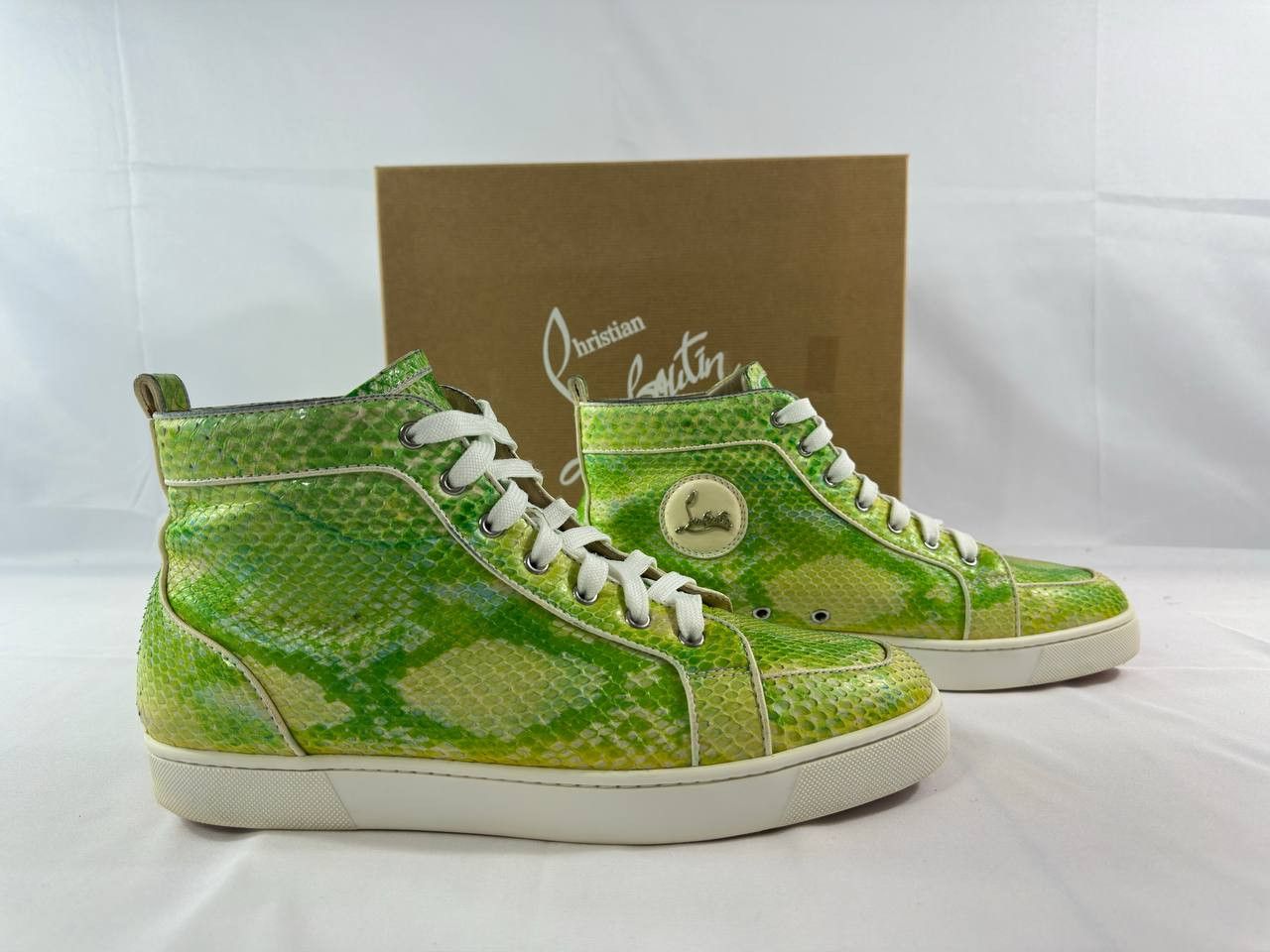 Christian Louboutin Christian Louboutin Rantus Orlato Flat Python Fresh ...