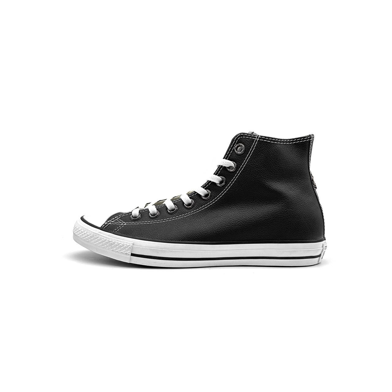 Chrome Hearts Chrome Hearts Converse Silver Sword Leather High-Top ...