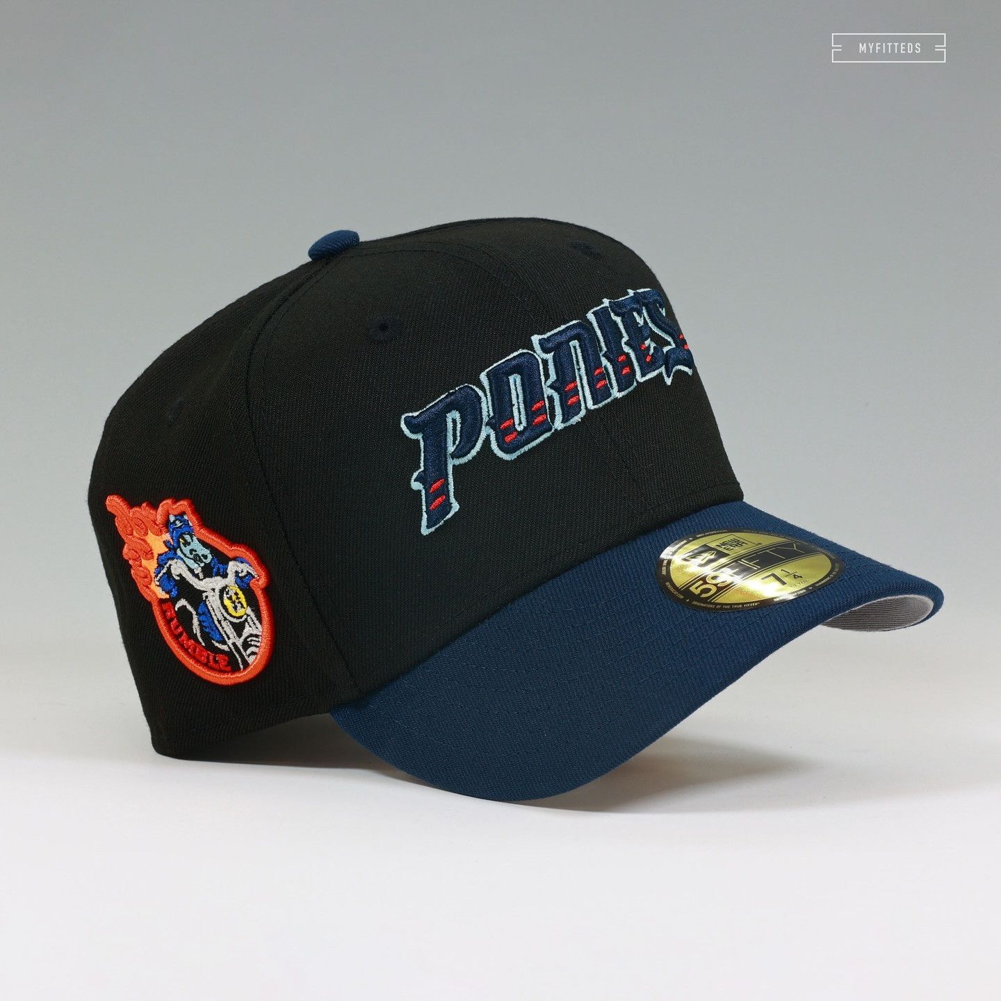 Hat Club × MyFitteds × New Era BINGHAMTON RUMBLE PONIES MIDNIGHT RIDER ...