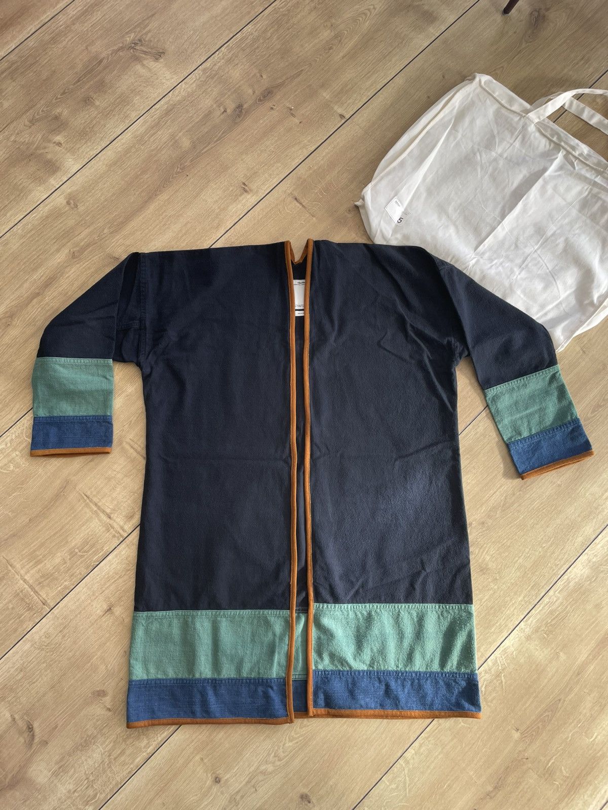 Visvim Visvim SANJURO COAT BORDER kimono | Grailed