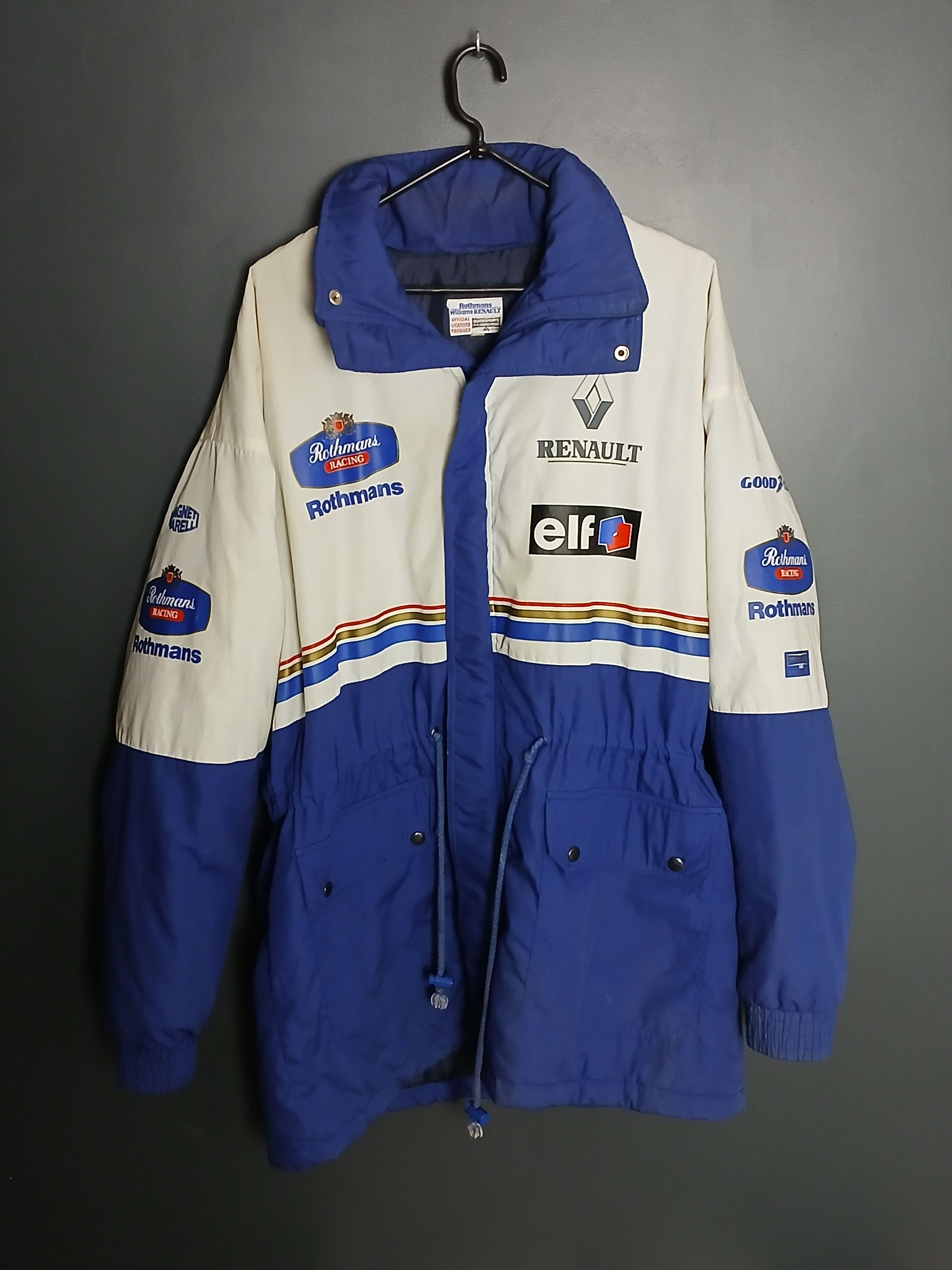 Formula 1 × Vintage Vintage Rothmans Williams Renault F1 Racing Jacket ...