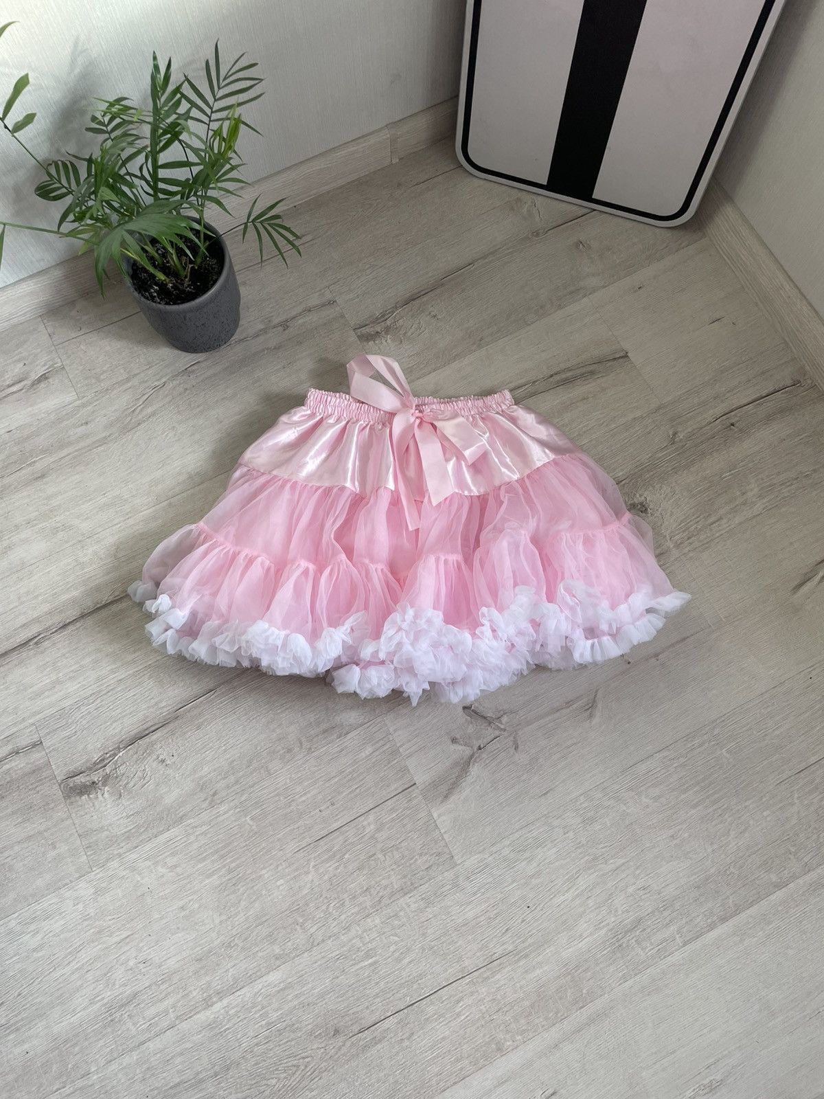 Avant Garde × Beauty Beast × Hysteric Glamour Mini Mesh Ruffle Skirt Ballet Fairy Core Silk ...