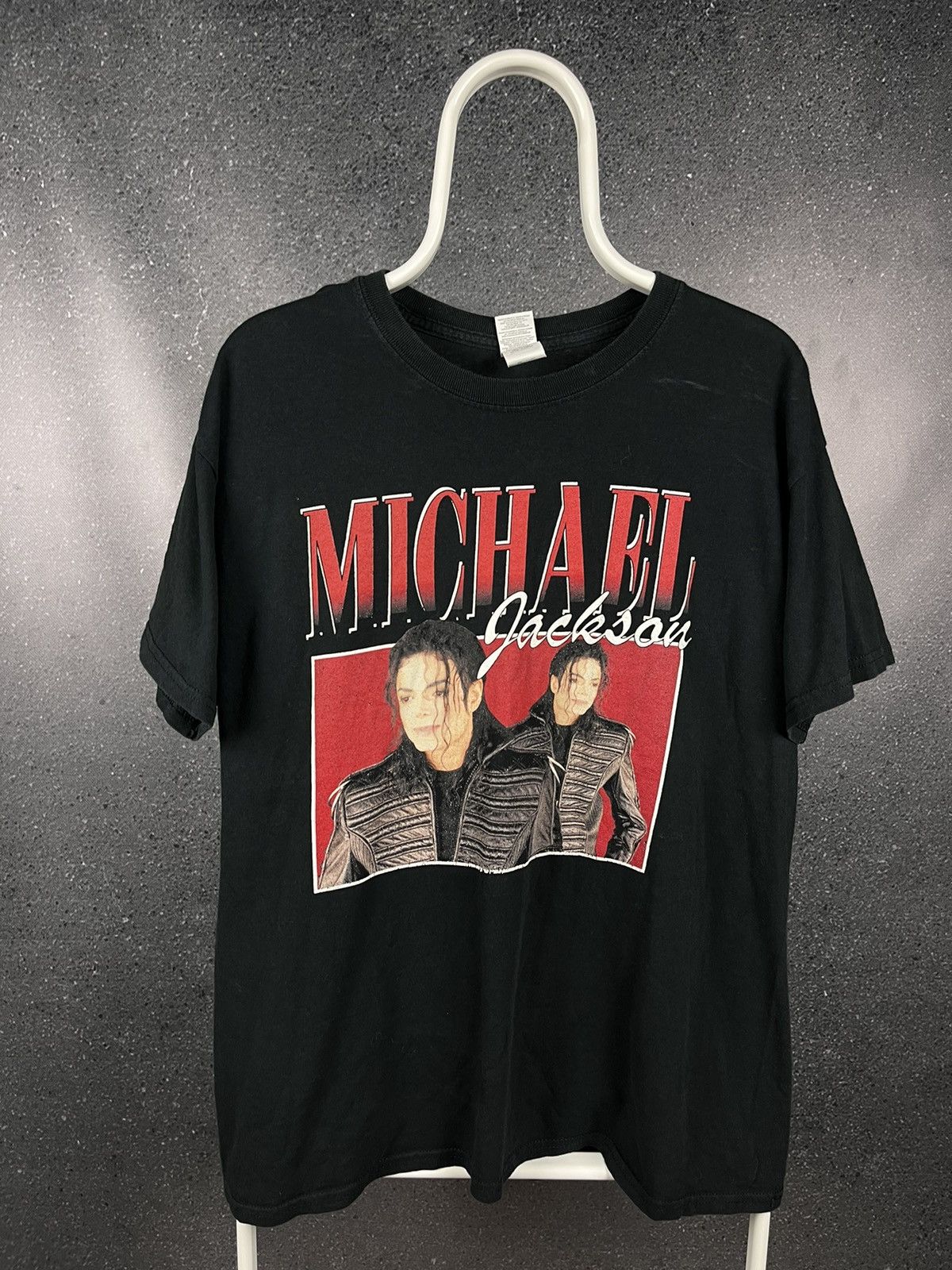 Band Tees × Michael Jackson 🎙️Men’s Vintage T-Shirt Michael Jackson Big Logo Y2K Tee🎙️ | Grailed
