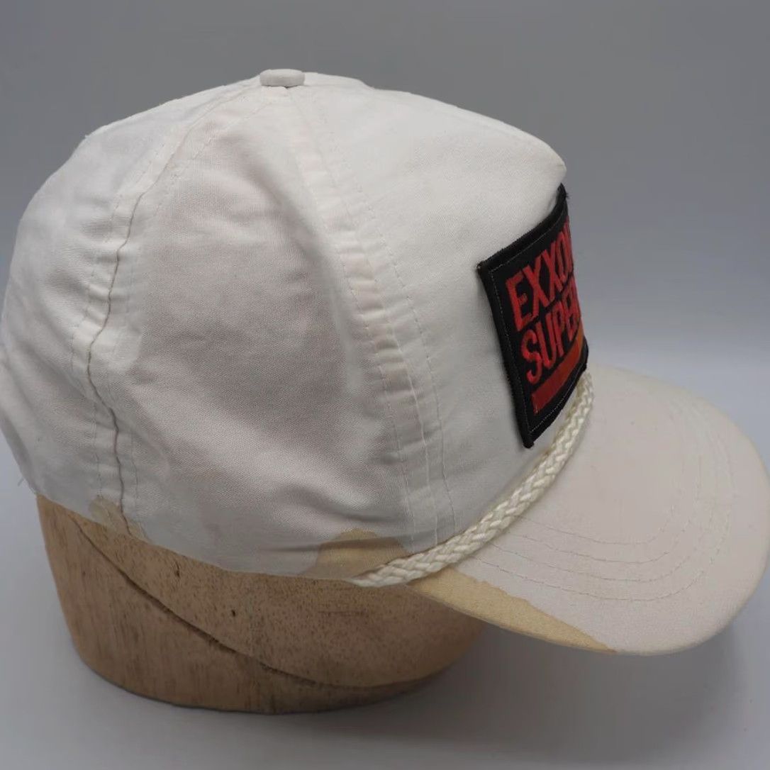 Vintage Exxon Super Flo Petroleum Snapback Trucker Mens Hat Cap | Grailed