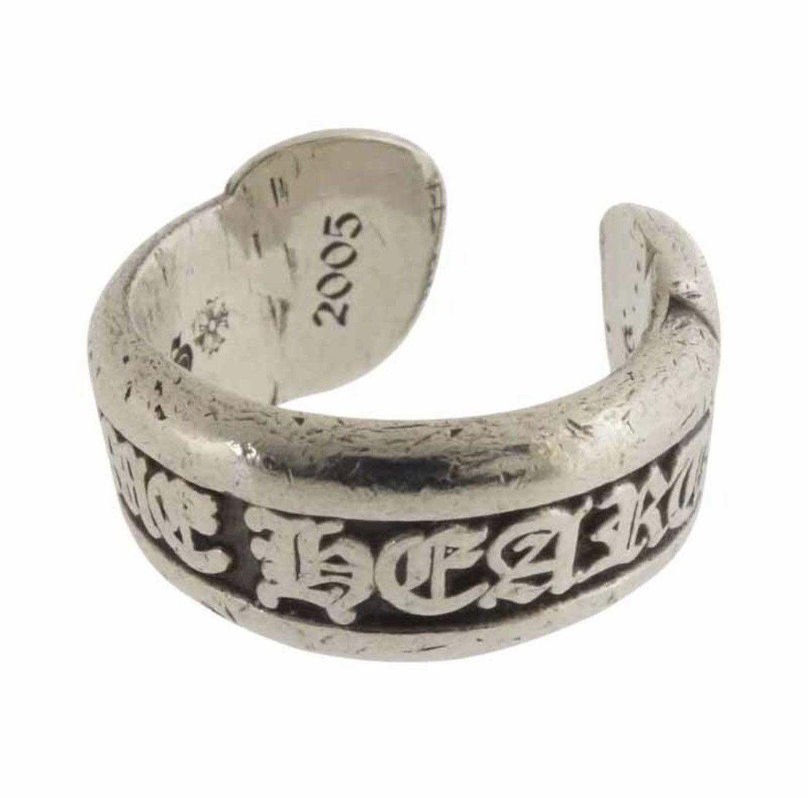 Chrome Hearts Chrome Hearts Scroll label Ring | Grailed