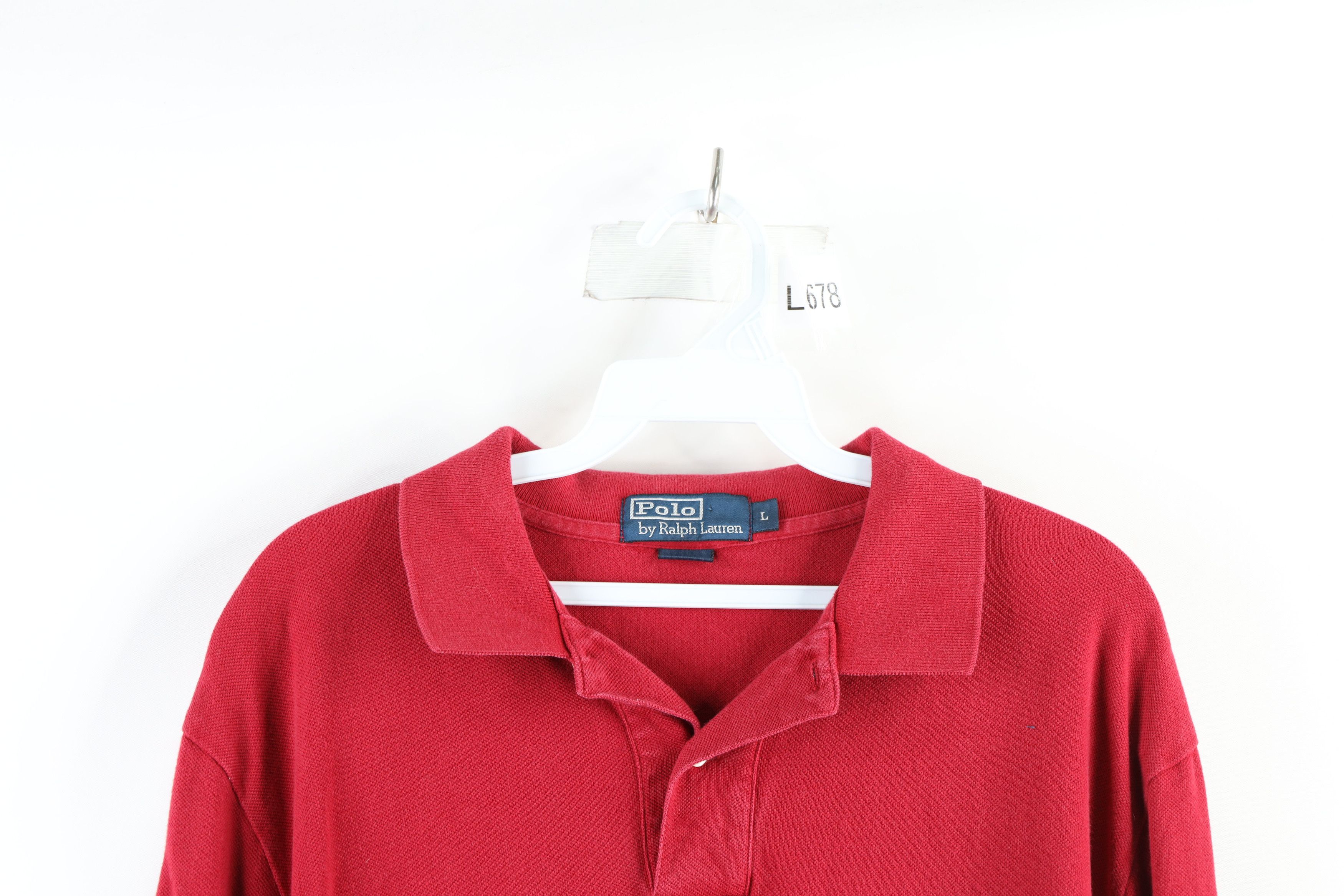 Ralph Lauren Vintage 90s Ralph Lauren Long Sleeve Rugby Polo Shirt ...