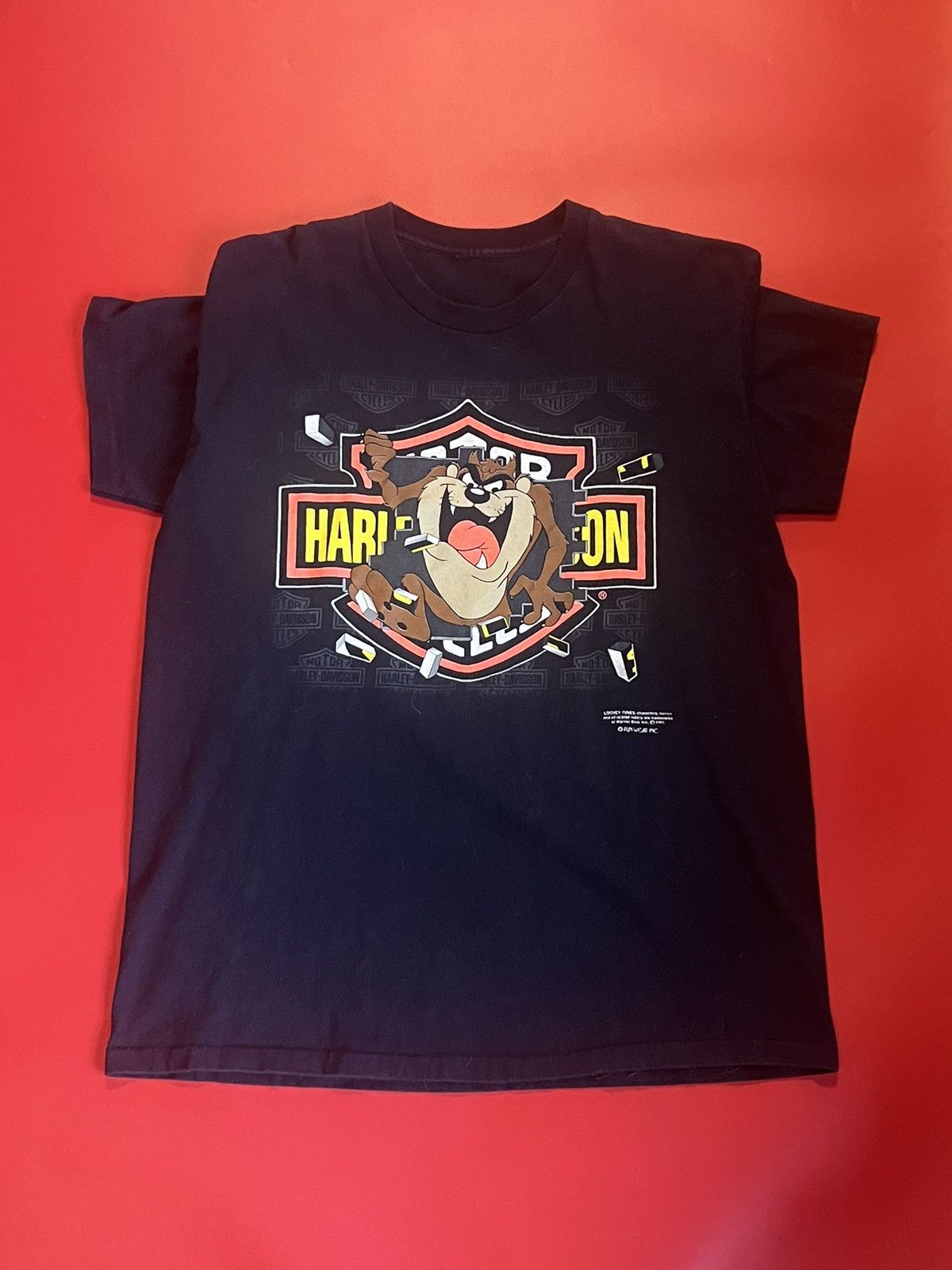 Vintage Vtg 1991 Faded Taz Harley Davidson | Grailed