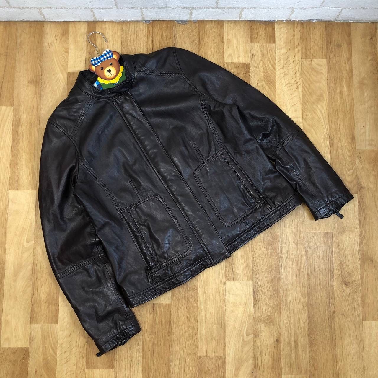 Vintage VINTAGE Rare LEATHER JACKET Streetwear Moto Racing | Grailed