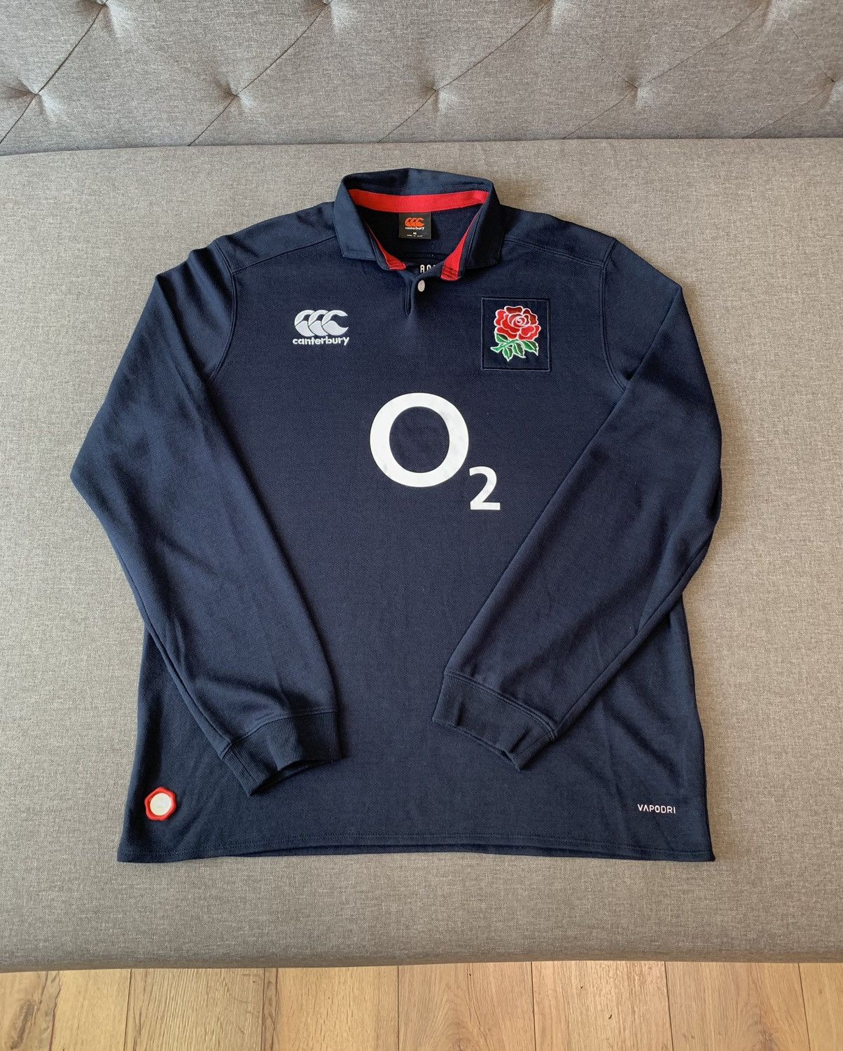Canterbury of New Zealand Canterbury England rugby long sleeve dark ...