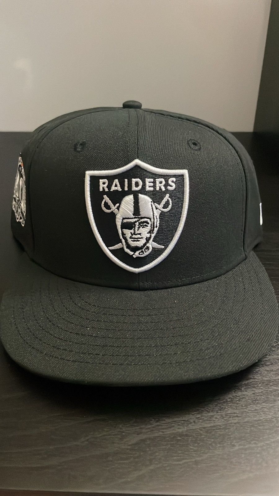 New Era Las Vegas raiders 60th anniversary side patch | Grailed