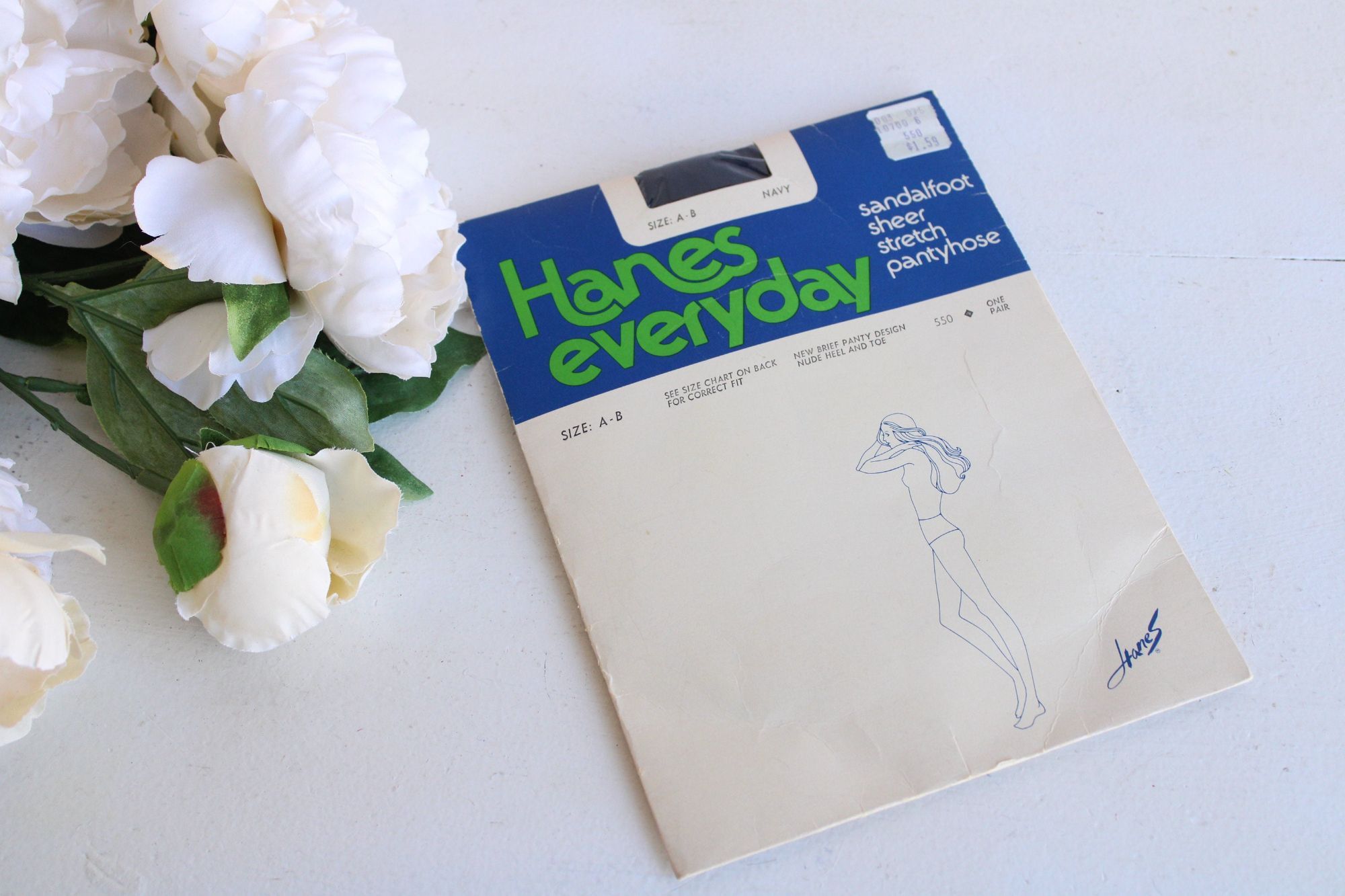 Hanes Vintage 1980s 1990s Pantyhose, New NOS, Hanes Navy, Size A-B ...