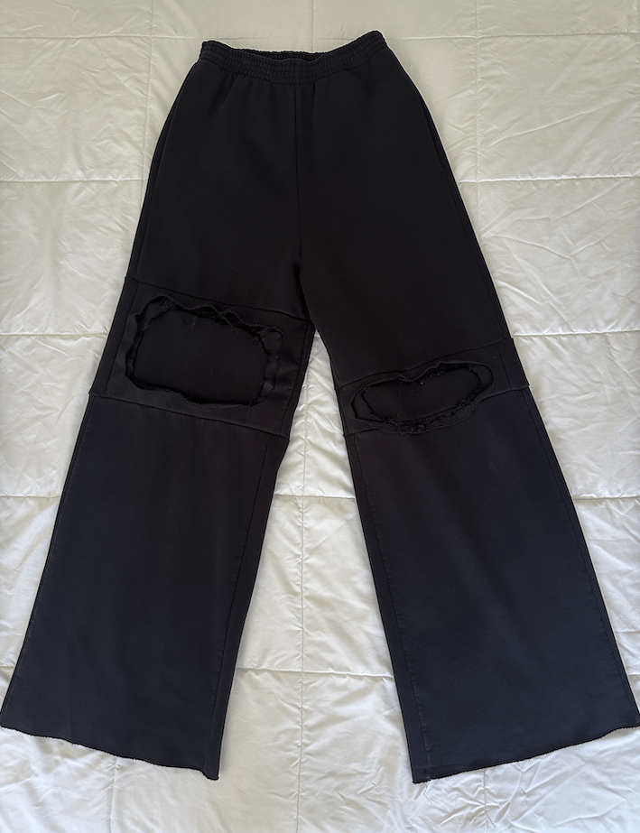 MM6 MM6 Maison Margiela Distressed Track Pants | Grailed