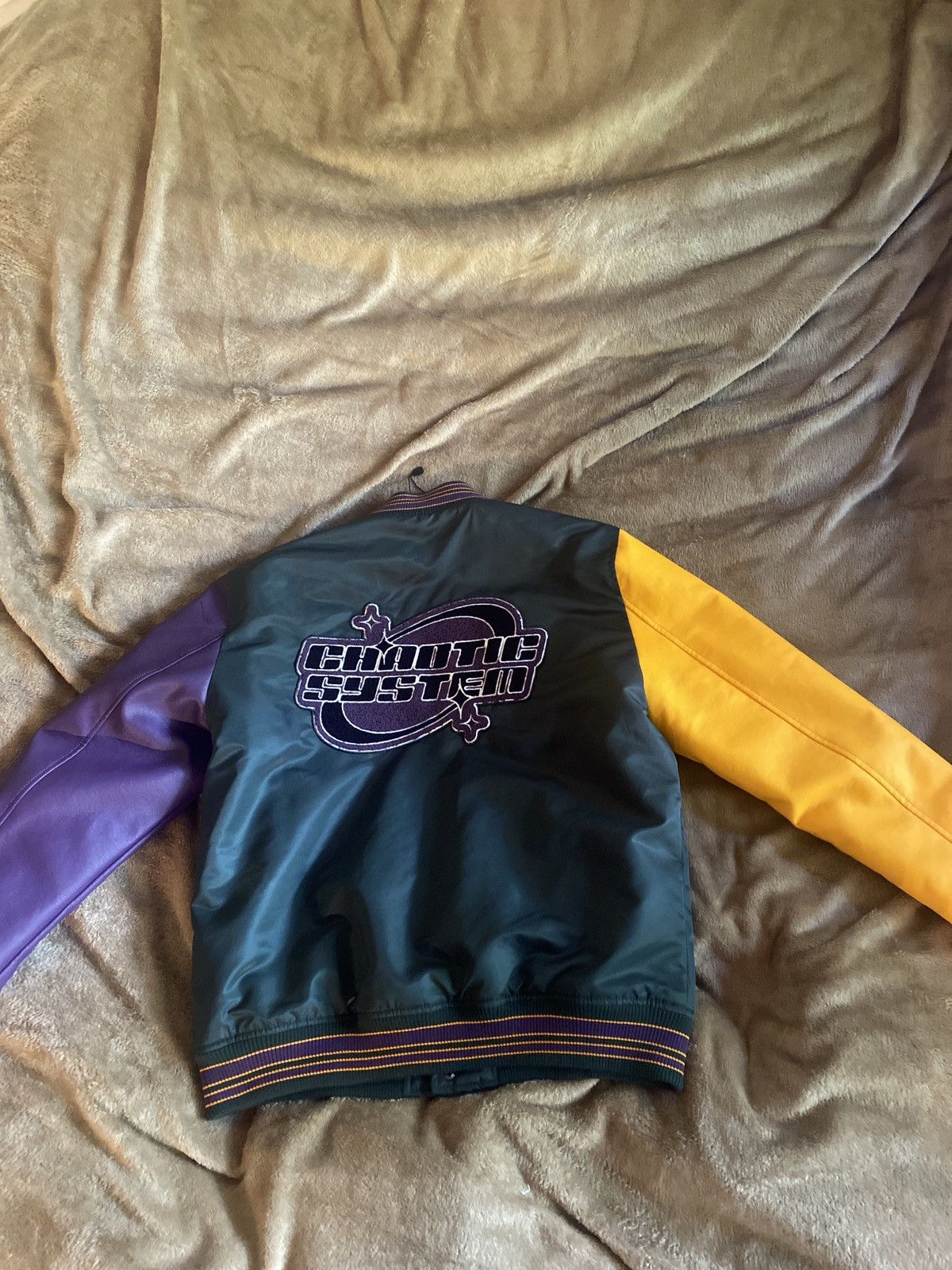 Streetwear Chaotic Flashback varsity jacket | Grailed