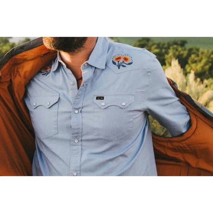 Howler Brothers Crosscut Deluxe Snapshirt In Poppies | Grailed