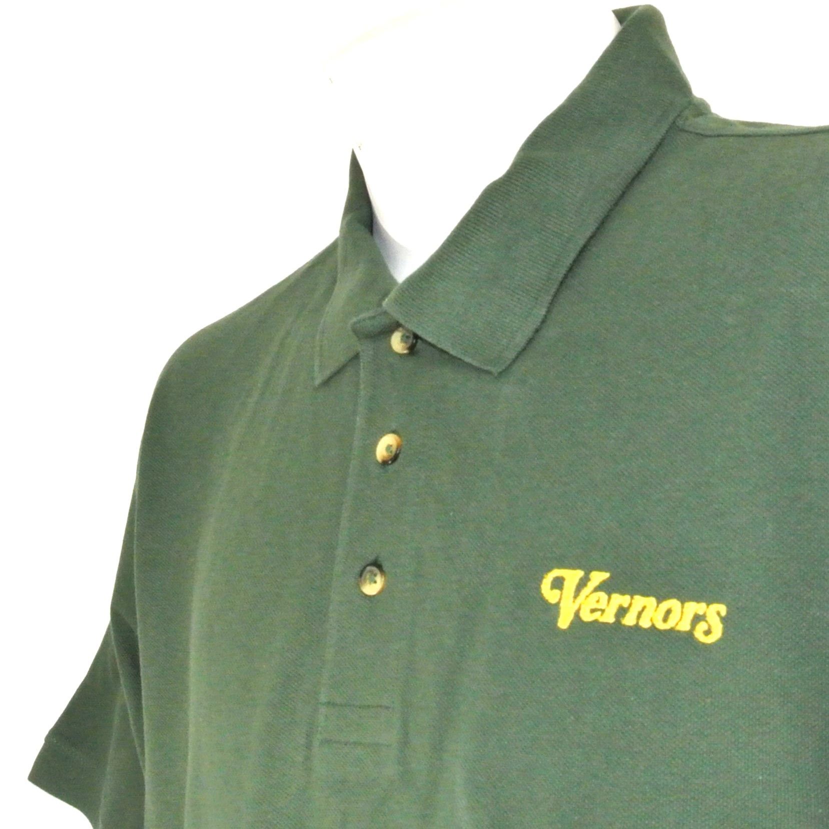 Mando VERNORS Ginger Ale Beer Employee Uniform Green Polo Shirt | Grailed
