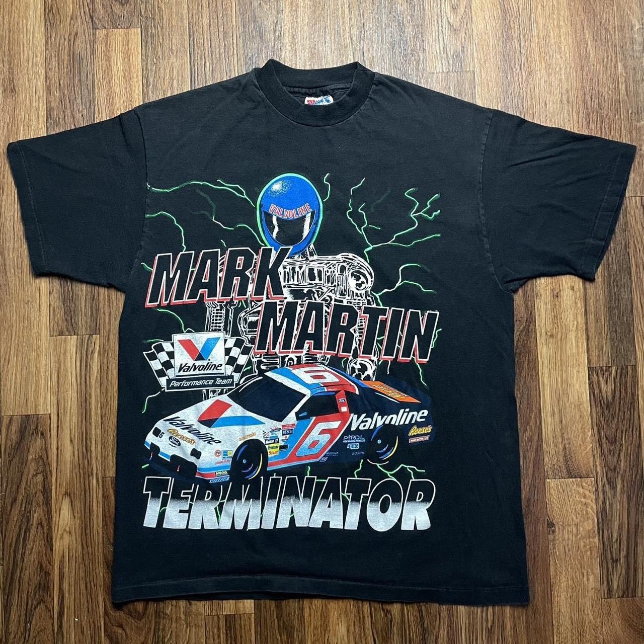 NASCAR × Vintage Mark Martin Terminator Vintage NASCAR Lightning Tee ...