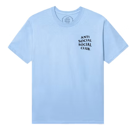 Anti Social Social Club Anti Social Social Club Kkoch Blue Tee ASSC DS ...