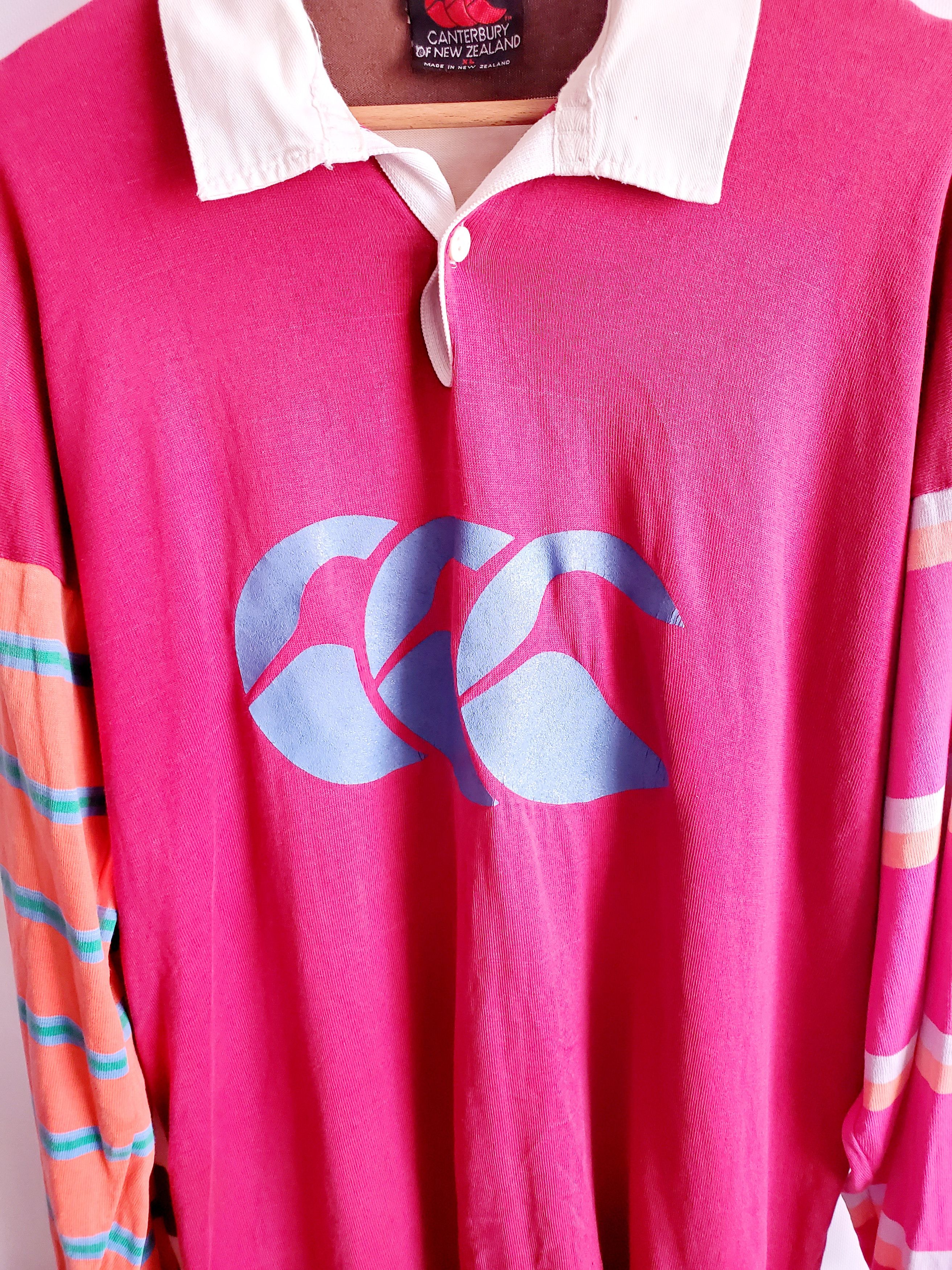 Vintage 90s CANTERBURY of New Zealand Long Sleeve Rugby Polo Shirt ...