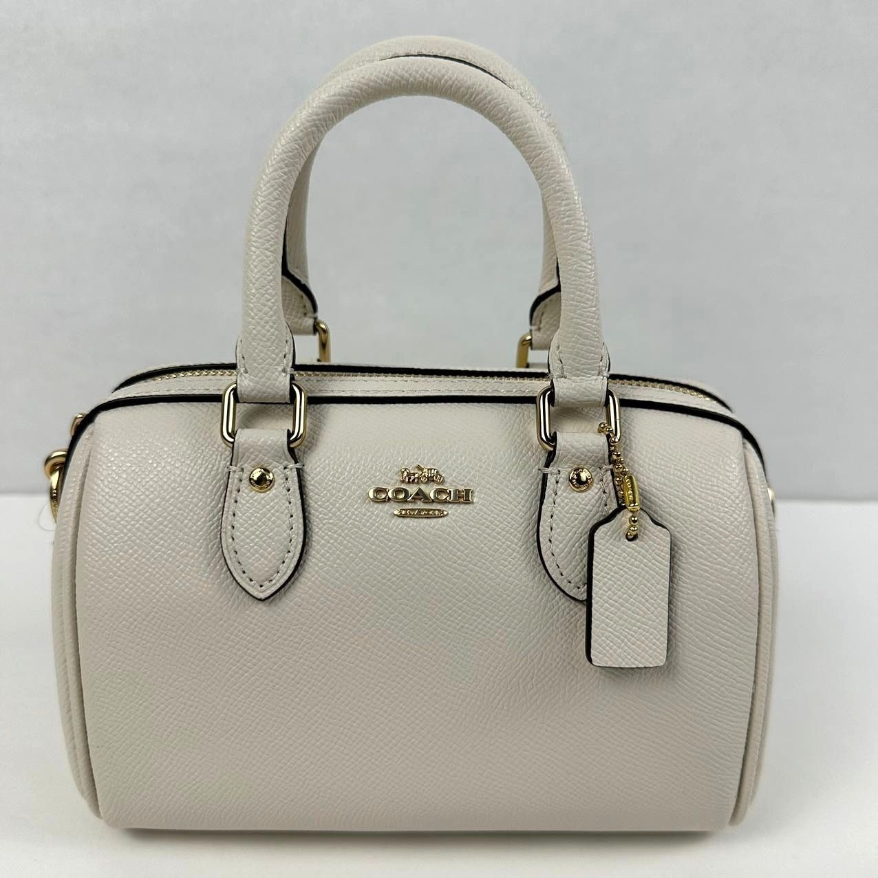 Coach Coach Mini Rowan Crossbody Crossgrain Leather in Chalk CH157 ...