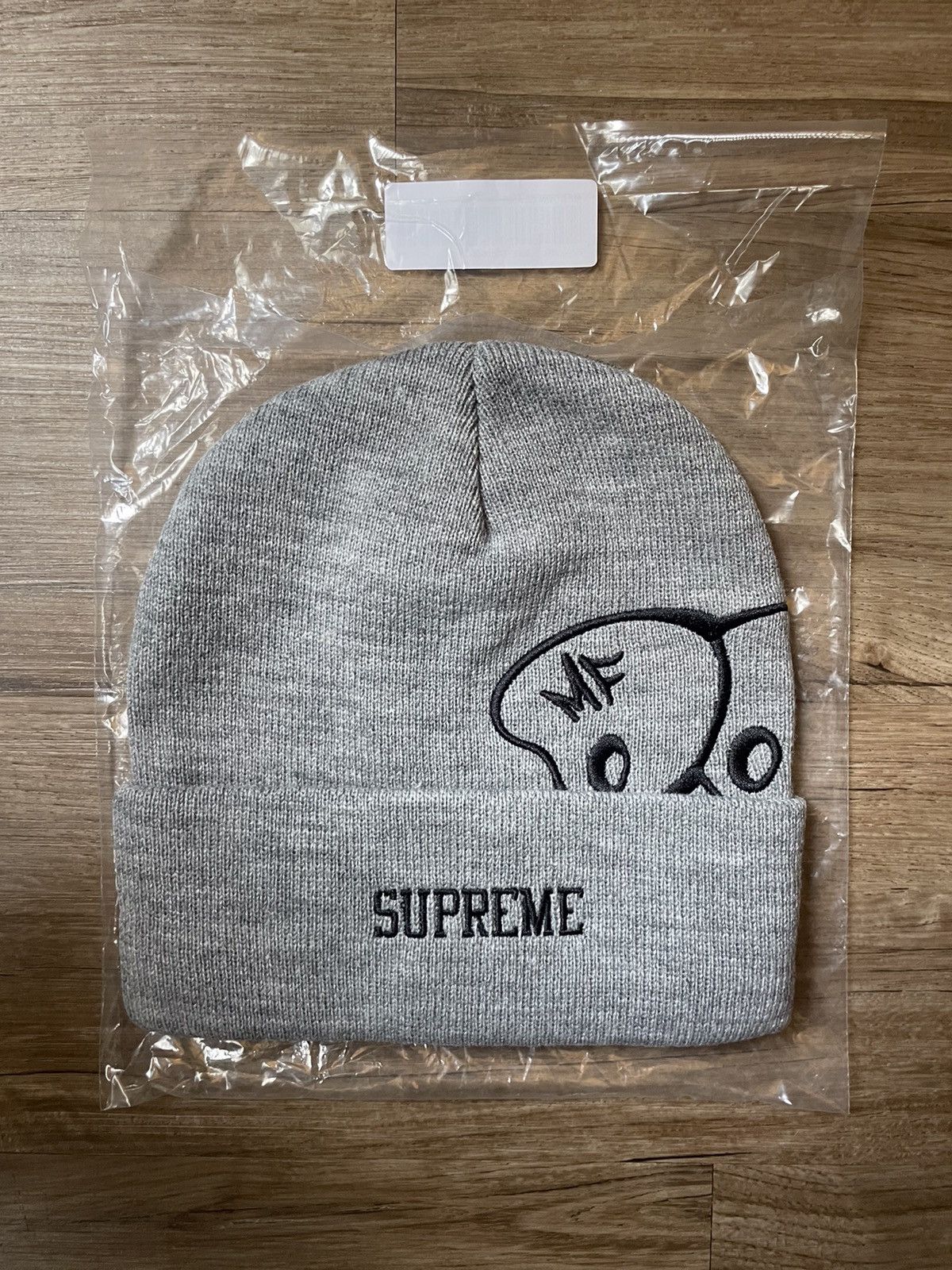 Supreme Supreme MF Doom Beanie (FW23) Grey | Grailed