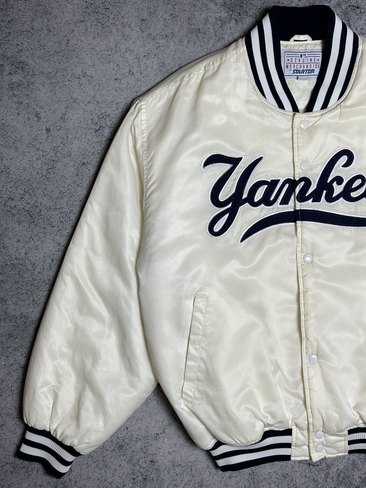 New York Yankees × Starter Vintage New York Yankees Starter MLB Bomber ...