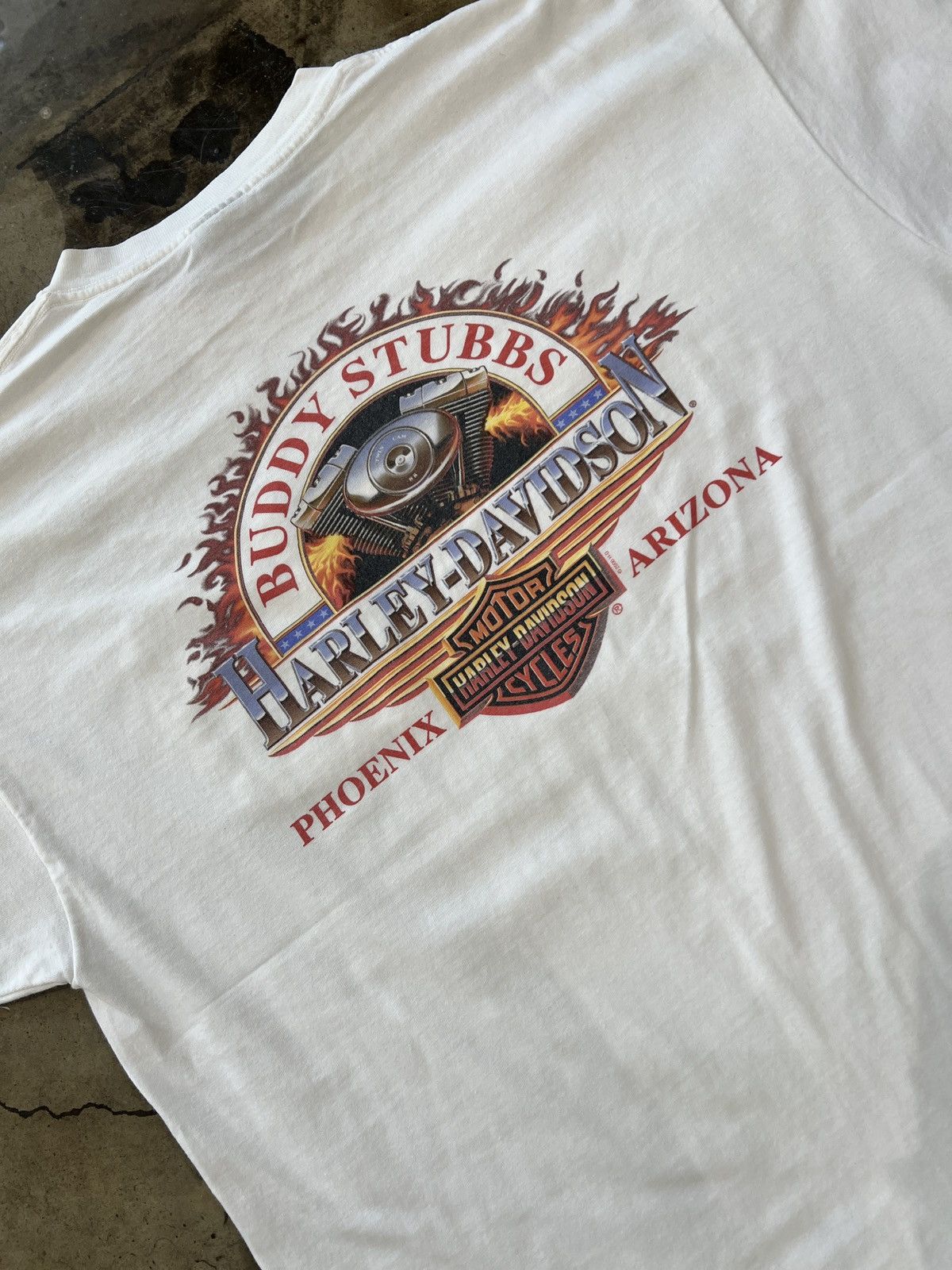 Vintage Vintage Harley Davidson Buddy Stubbs Phoenix Arizona Tee XL ...