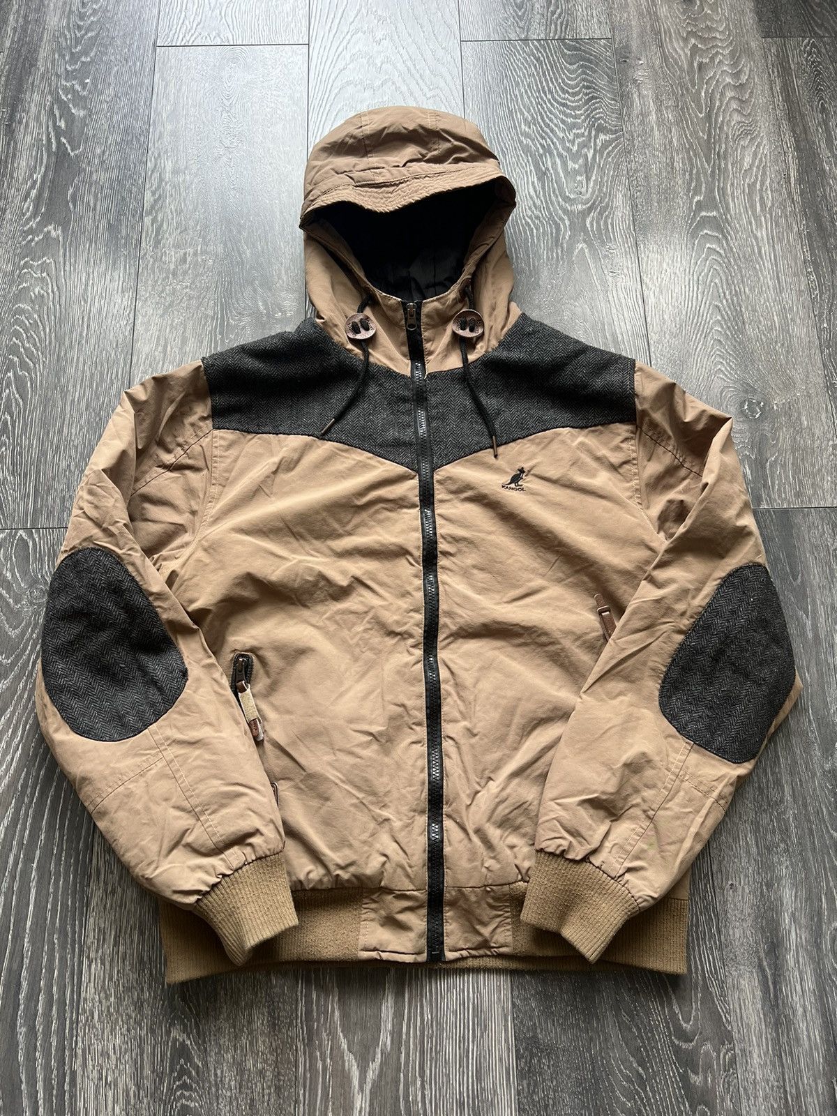 Kangol × Vintage 🔥 Vintage Kangol brown Bomber Jacket | Grailed