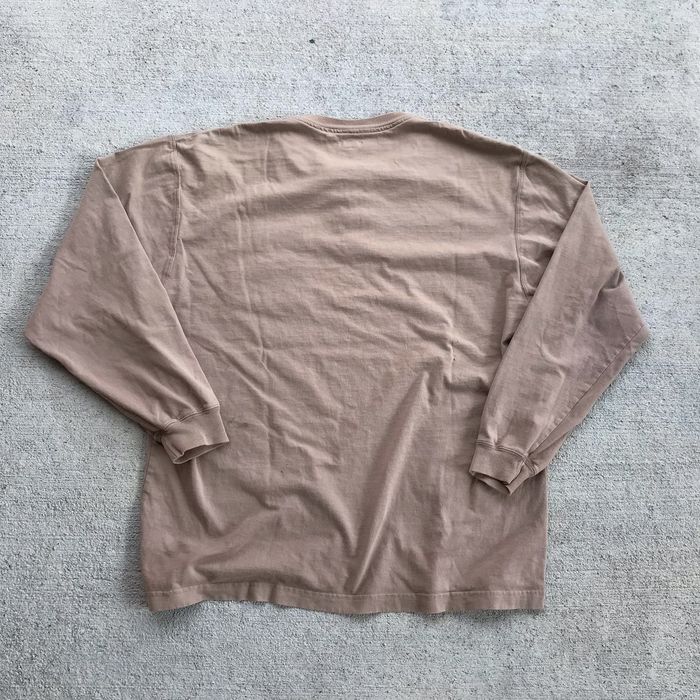 Vintage Carhartt Tan Pocket Quarter Button Up Long Sleeve Shirt | Grailed