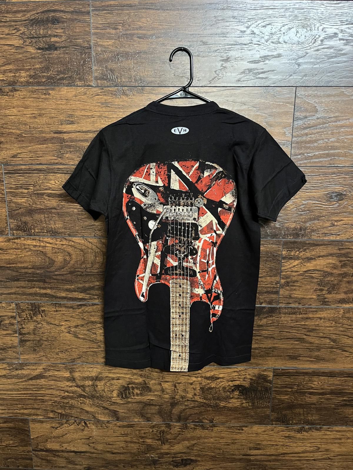 Designer Eddie Van Halen T-shirt EVH Frankenstrat Guitar Eruption - S ...