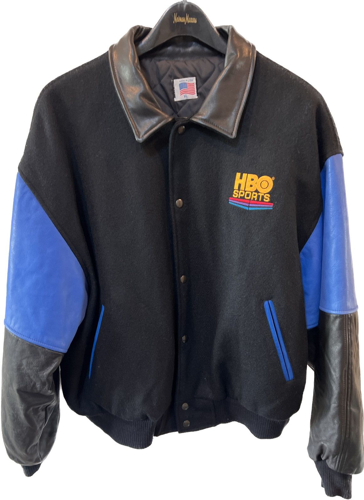 Vintage Vintage 1990’s HBO World Championship Boxing Varsity Jacket ...