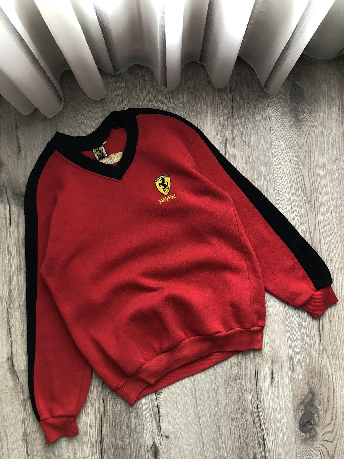 Ferrari × Formula 1 × Racing Vintage Ferrari F1 Racing Red Sweater ...