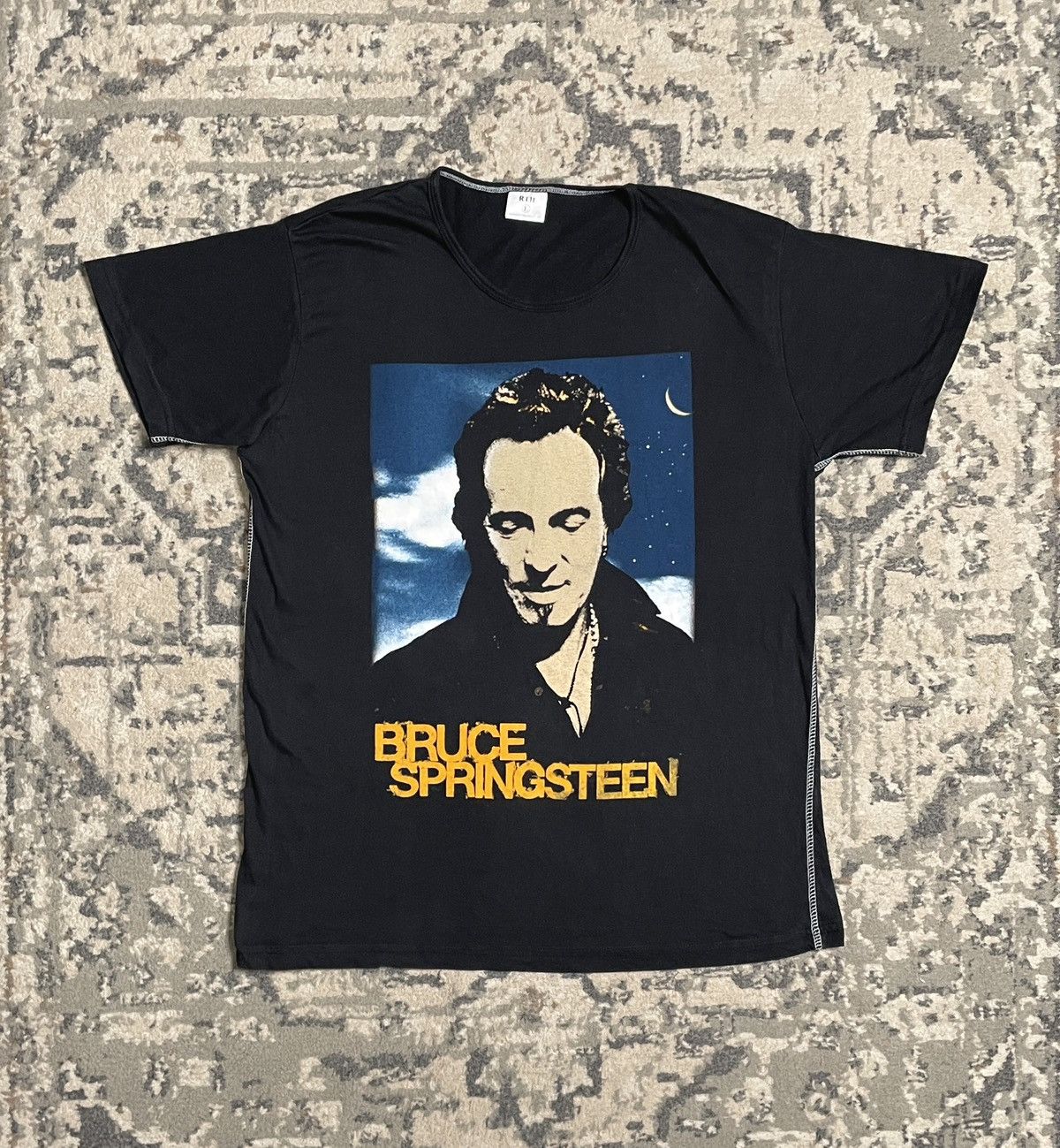 Band Tees × Streetwear × Vintage Vintage Black Tee Bruce Springsteen ...