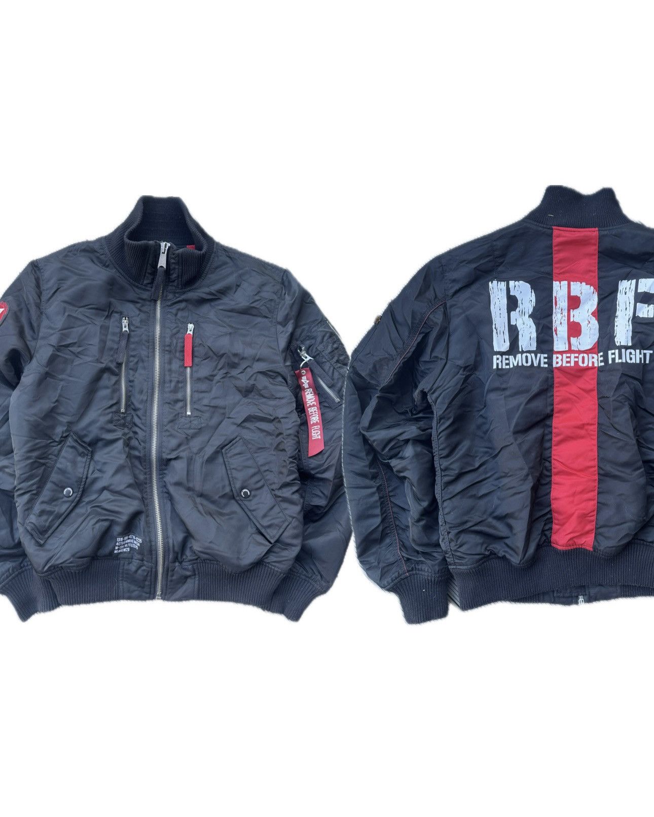 Alpha Industries Vintage RBF x Alpha Industries Streetwear Bomber Big ...