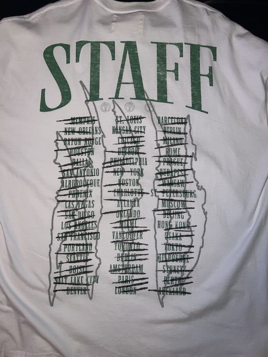 G59 Records STAFF WORKFORCE “Cut Throat World Tour” SHIRT | Grailed