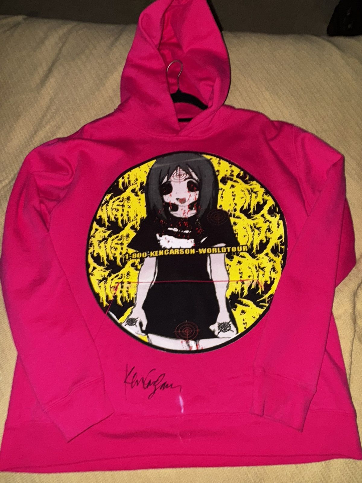 HXG × Japanese Brand × Ken Carson Ken Carson x Drolland Miller Signed ...
