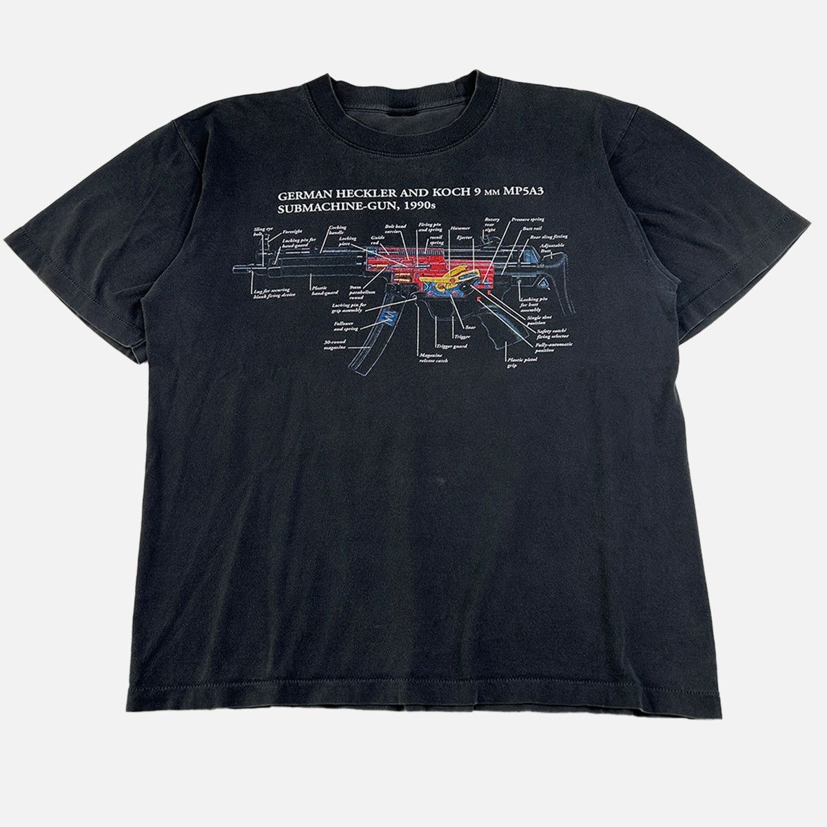 Vintage Vintage 90s Heckler & Koch MP5 Submachine Gun Shirt | Grailed
