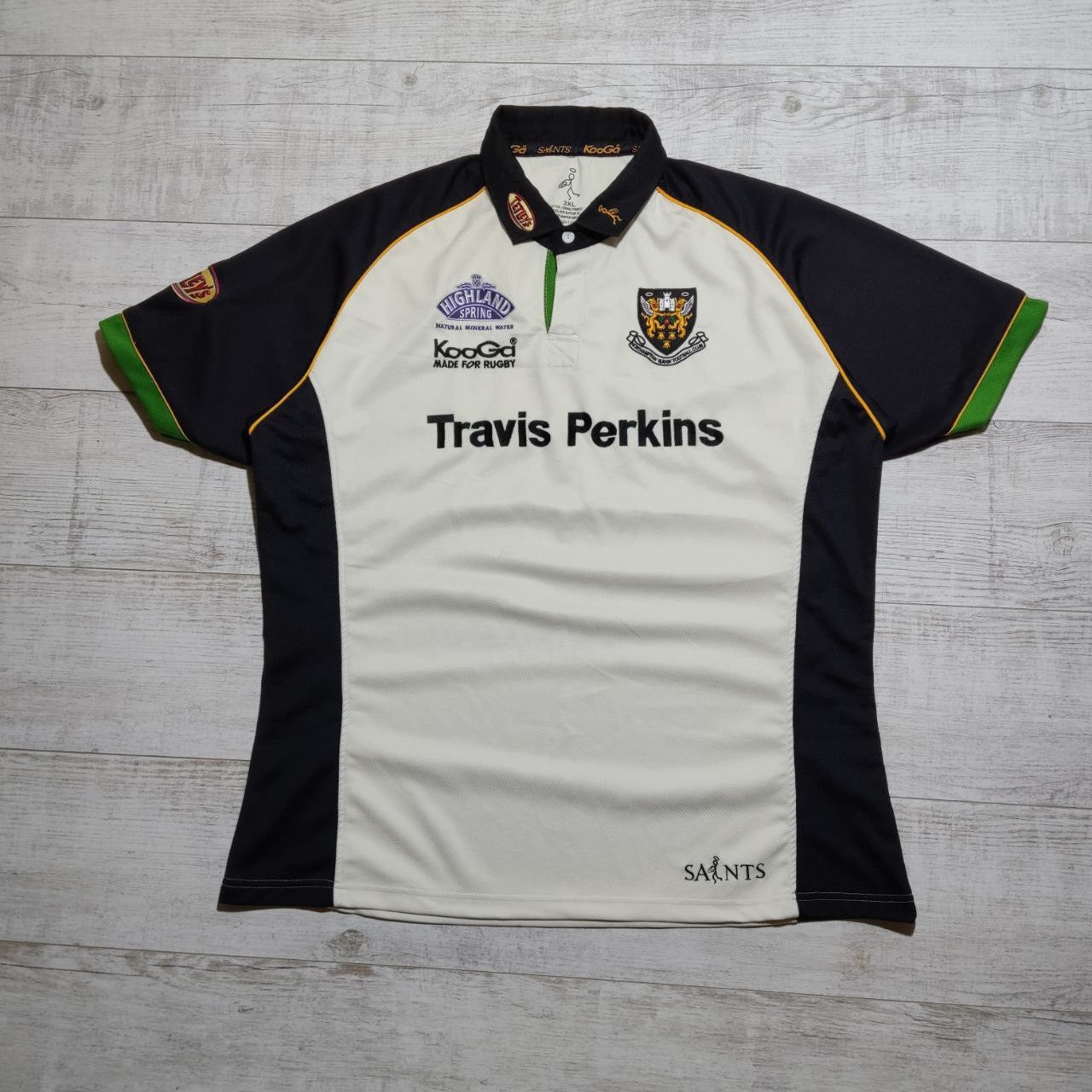 England Rugby League × Jersey × Vintage 2004/05 Northampton Saints ...