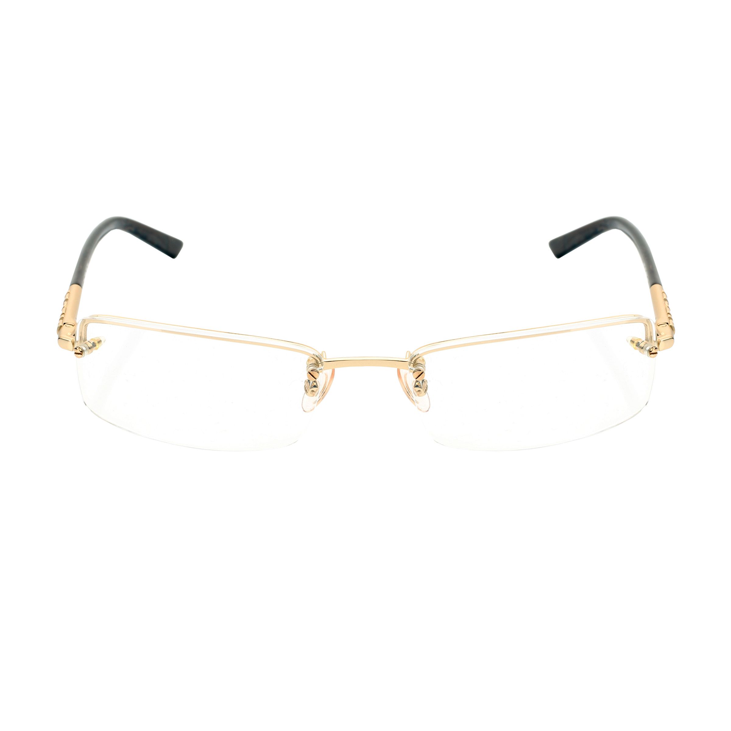 Diesel × Vintage Diesel '00s Gold Signature Rimless Glasses | Grailed