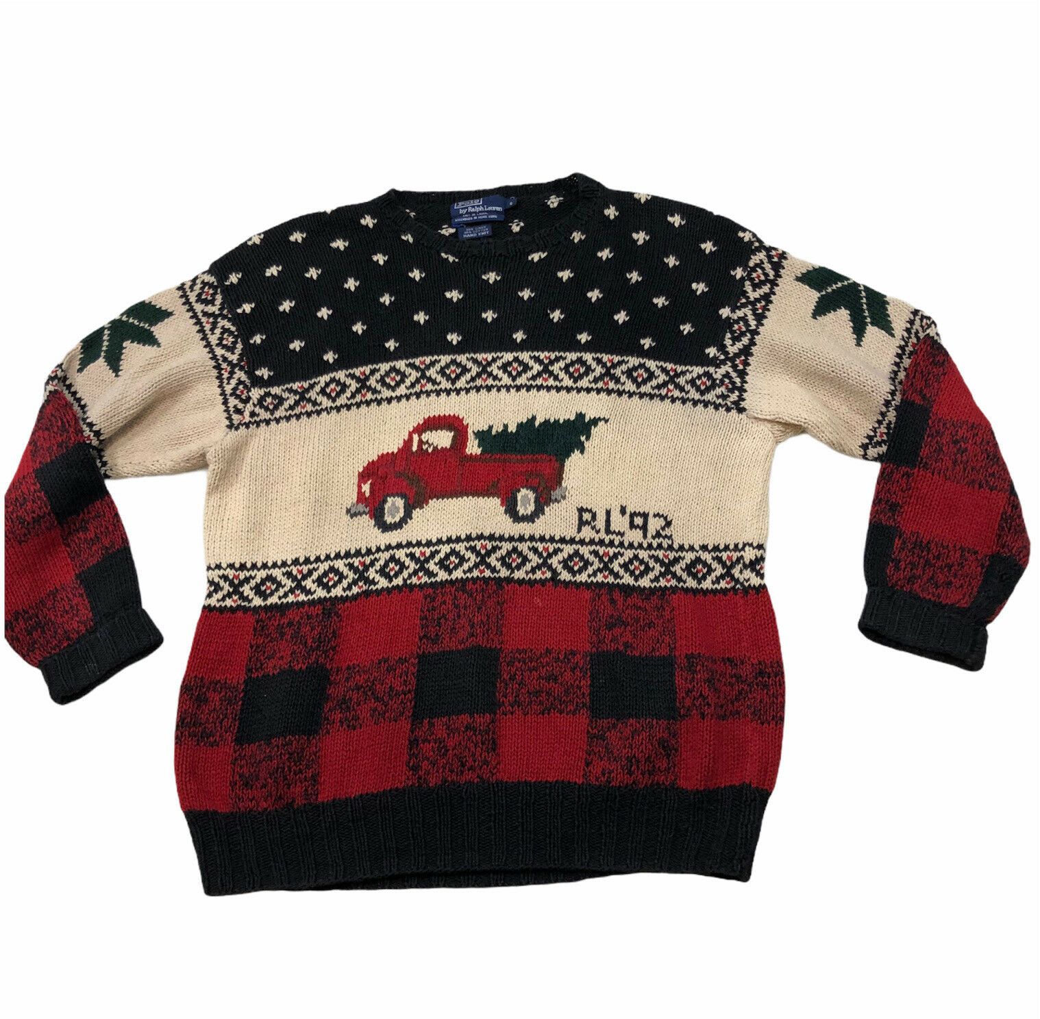 Polo Ralph Lauren × Vintage Polo by Ralph Lauren Christmas Tree Truck ...