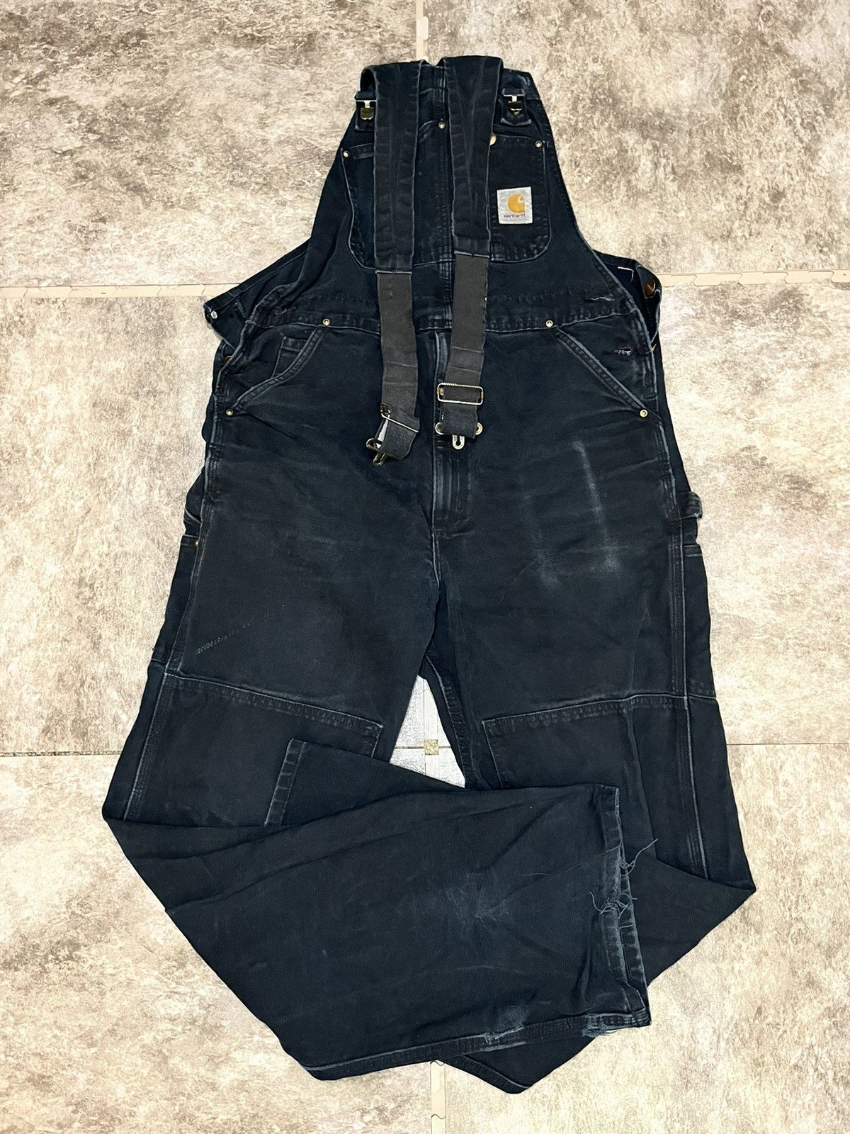Carhartt × Streetwear × Vintage Crazy vintage faded black Carhartt ...